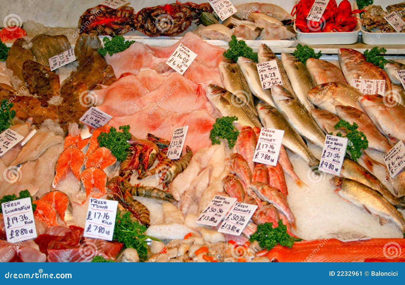 Fish market stock image. Image of gourmet, fishing, nature - 2232961