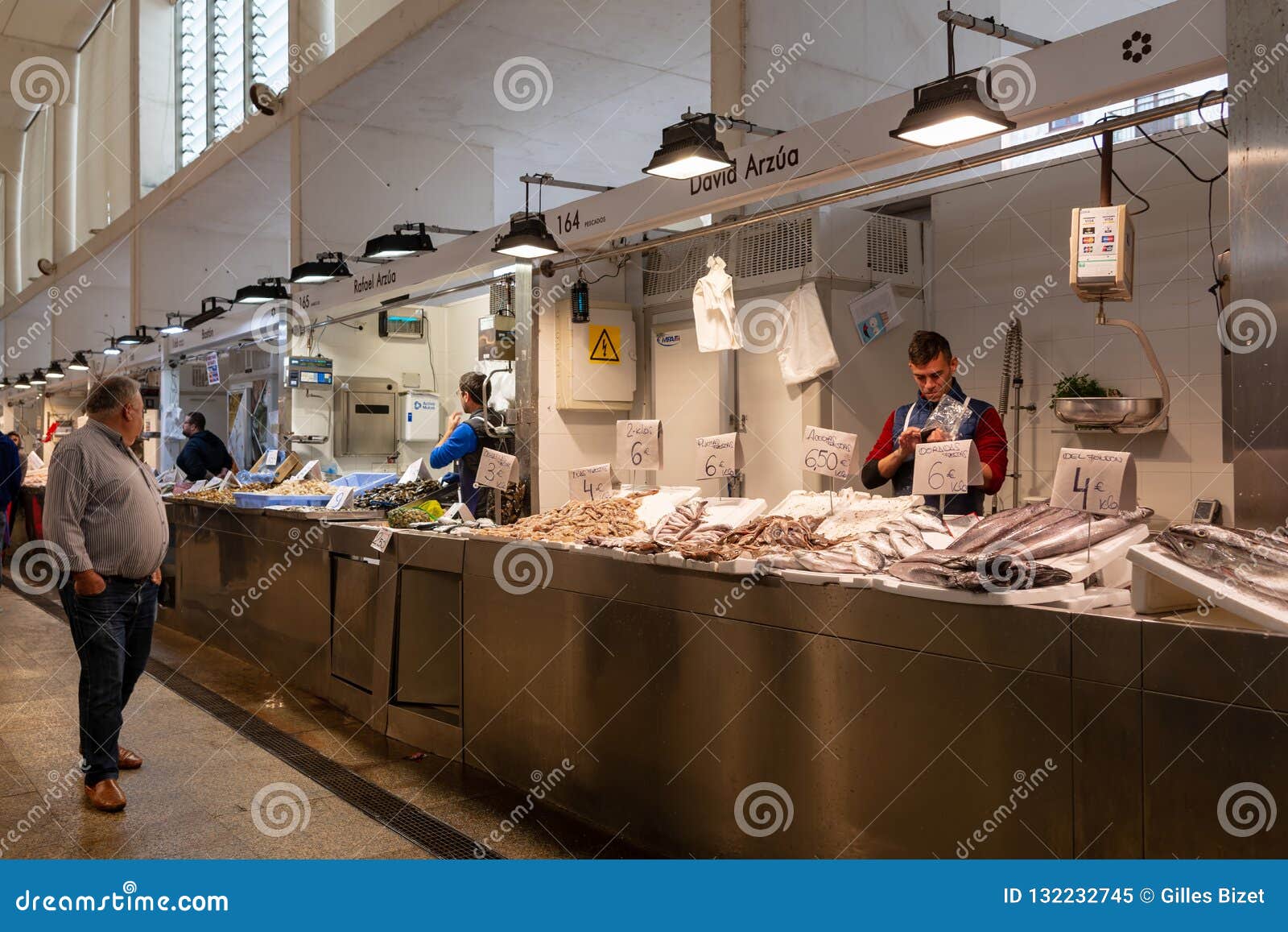 The Fish Market of Cadiz in Andalucia in Spain Editorial Image - Image ...