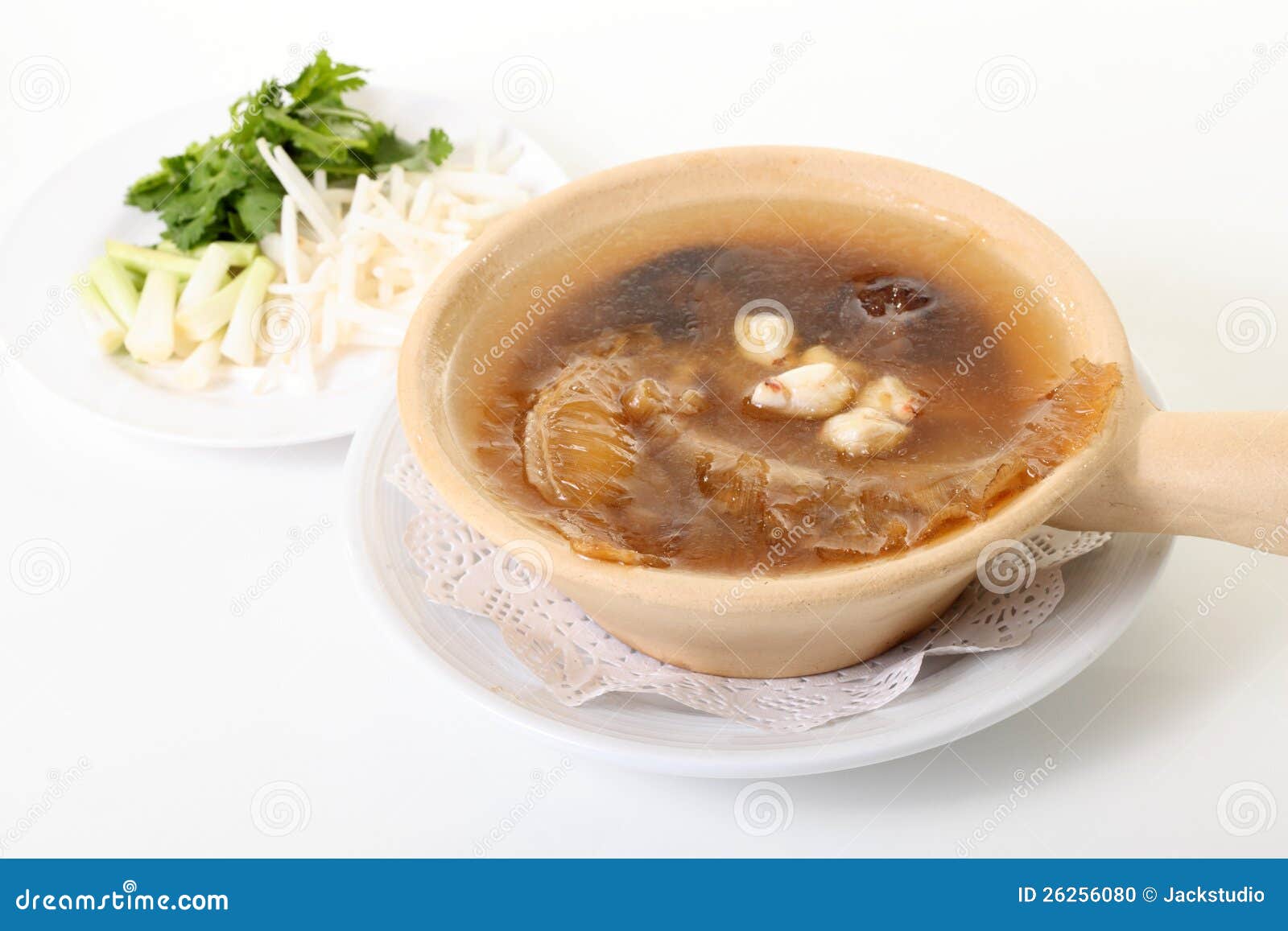 Fish maw soup stock photo. Image of healthy, glass, dinner - 26256080
