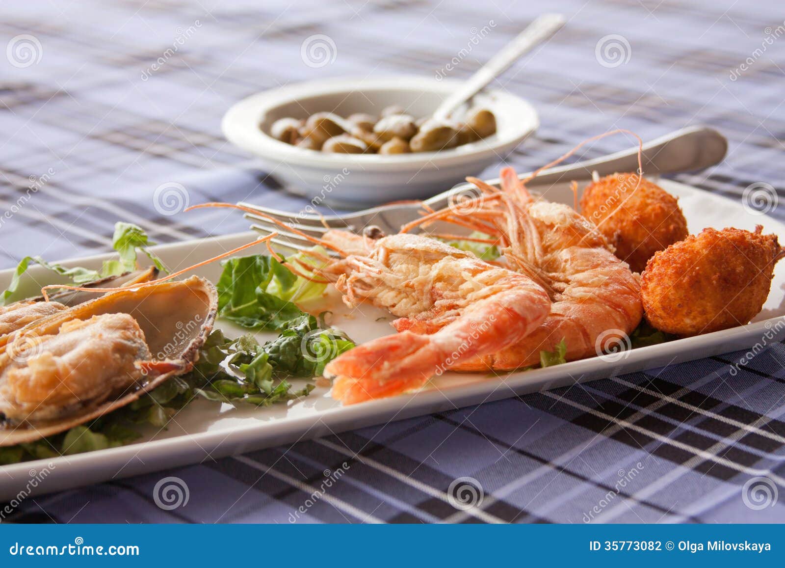 Fish meze stock photo. Image of celebration, meze, prepared - 35773082