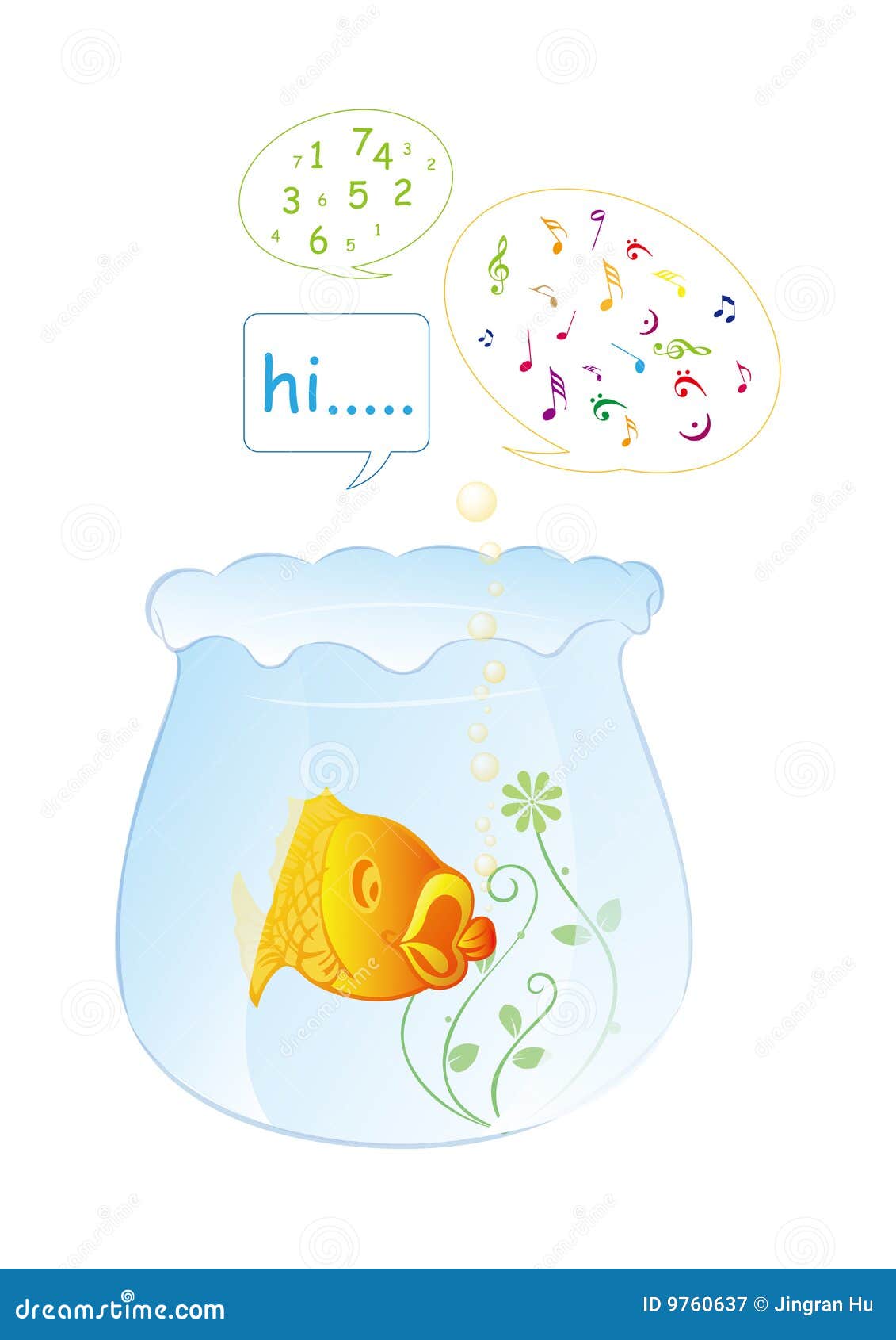 Fish And Music Picture. Image: 9760637