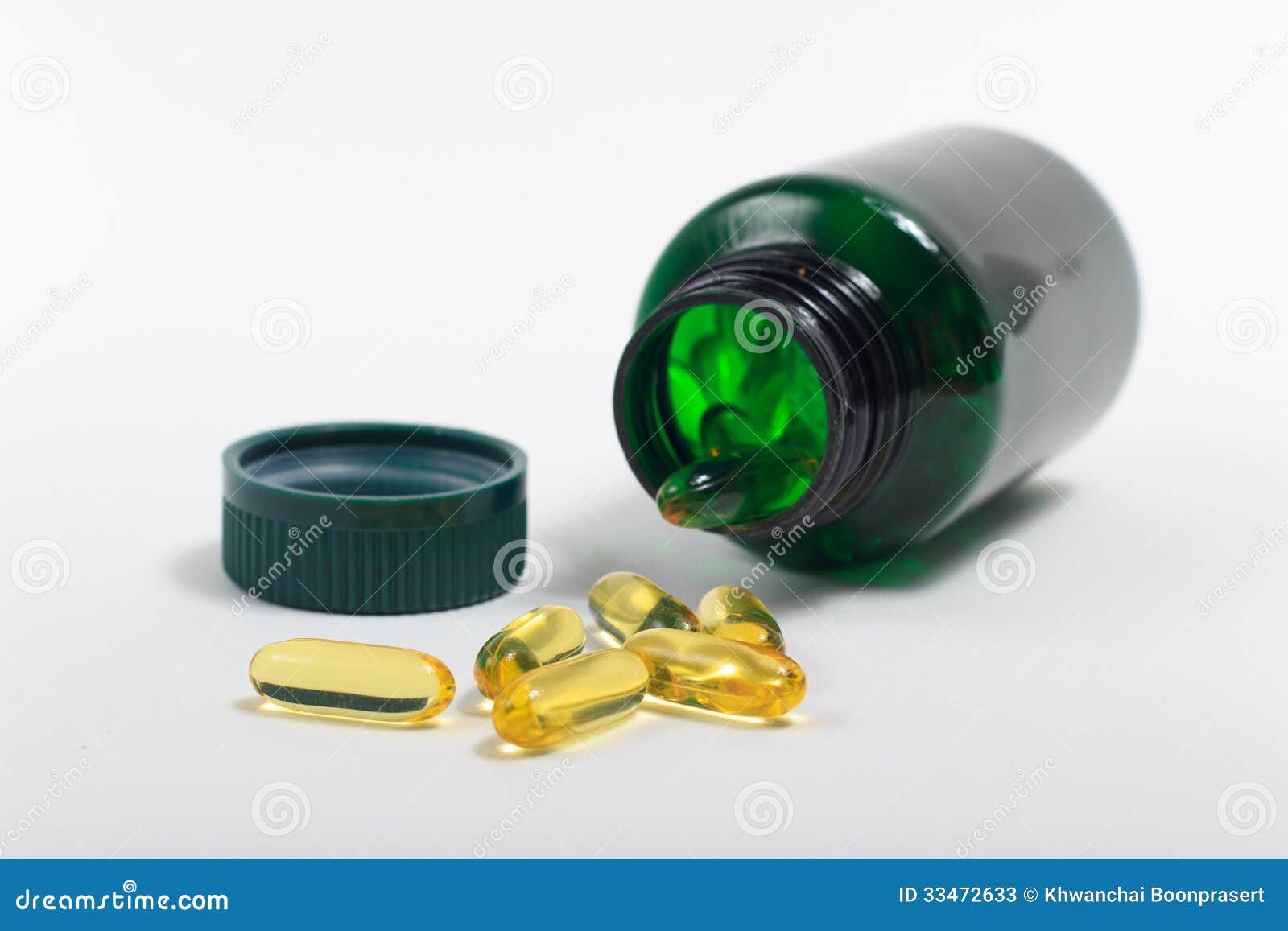 Fish oil in bottle stock image. Image of healthcare, fish - 33472633