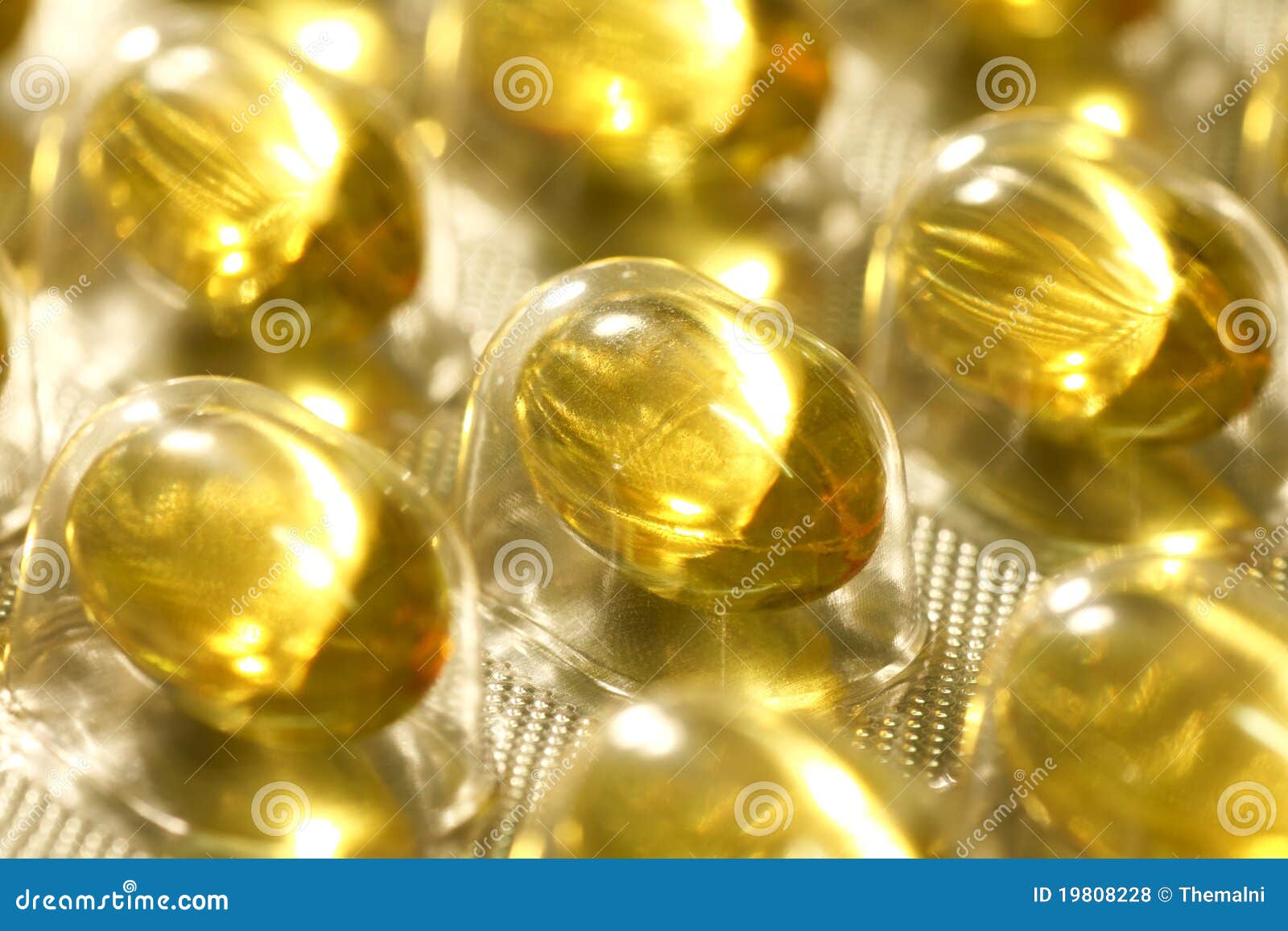 Fish Oil Capsules in Packaging Stock Photo - Image of healthy ...