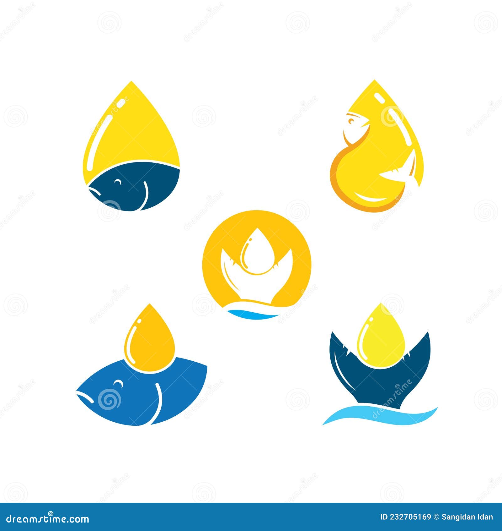 Fish Oil Icon Vector Concept Design Stock Vector - Illustration of ...