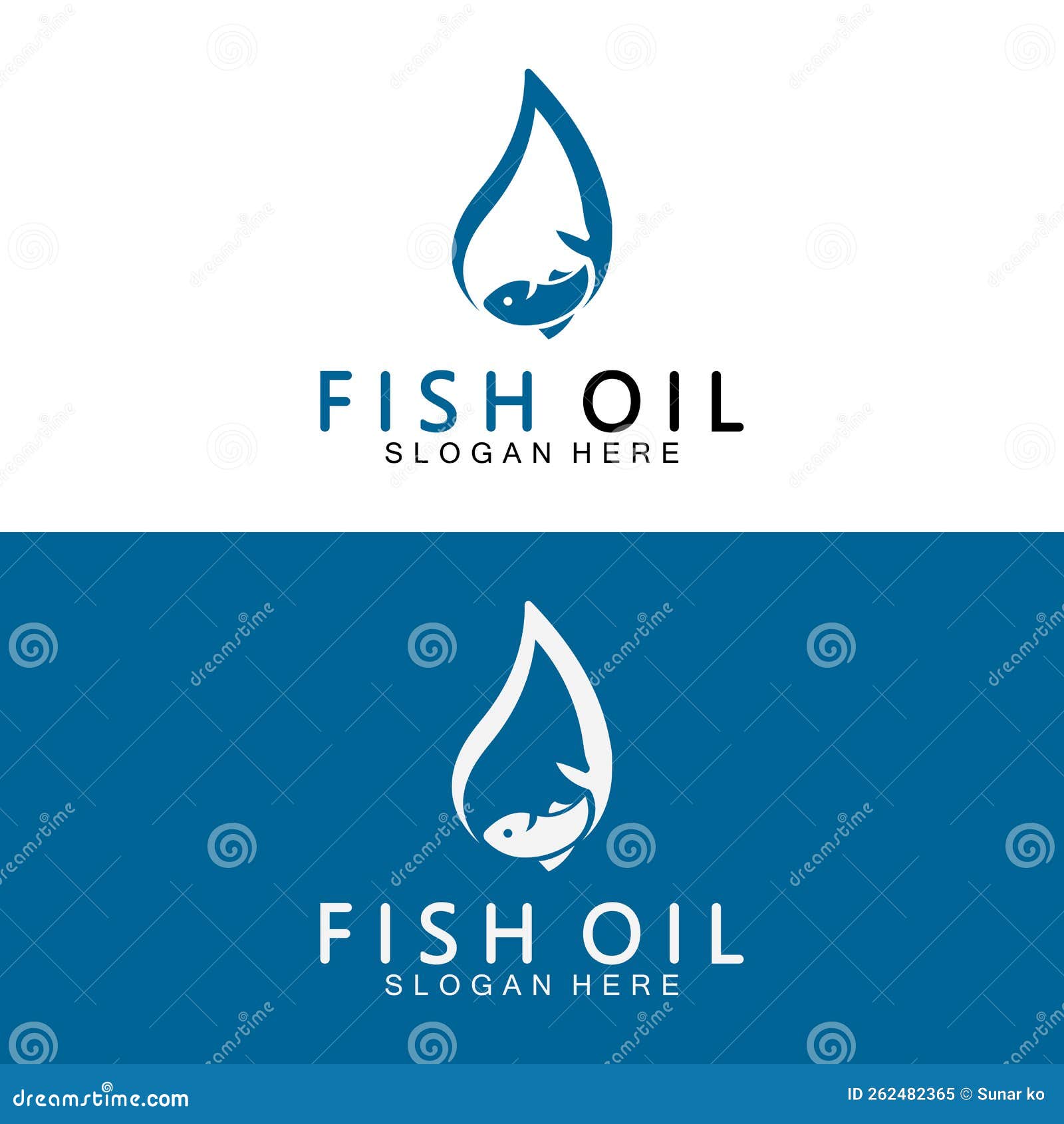 Fish Oil Logo Vector Illustration Template Stock Vector - Illustration ...