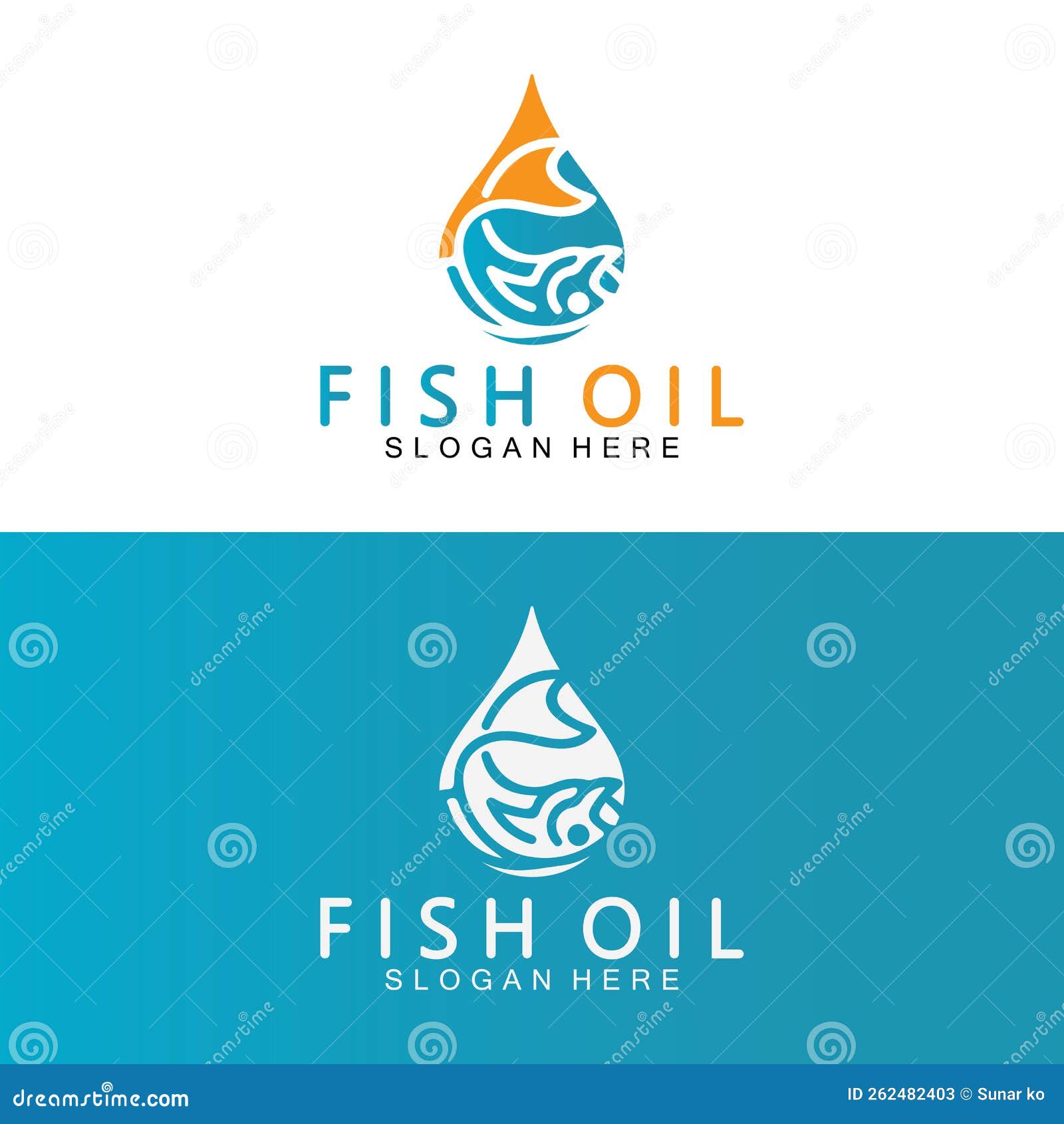 Fish Oil Logo Vector Illustration Template Stock Vector - Illustration ...