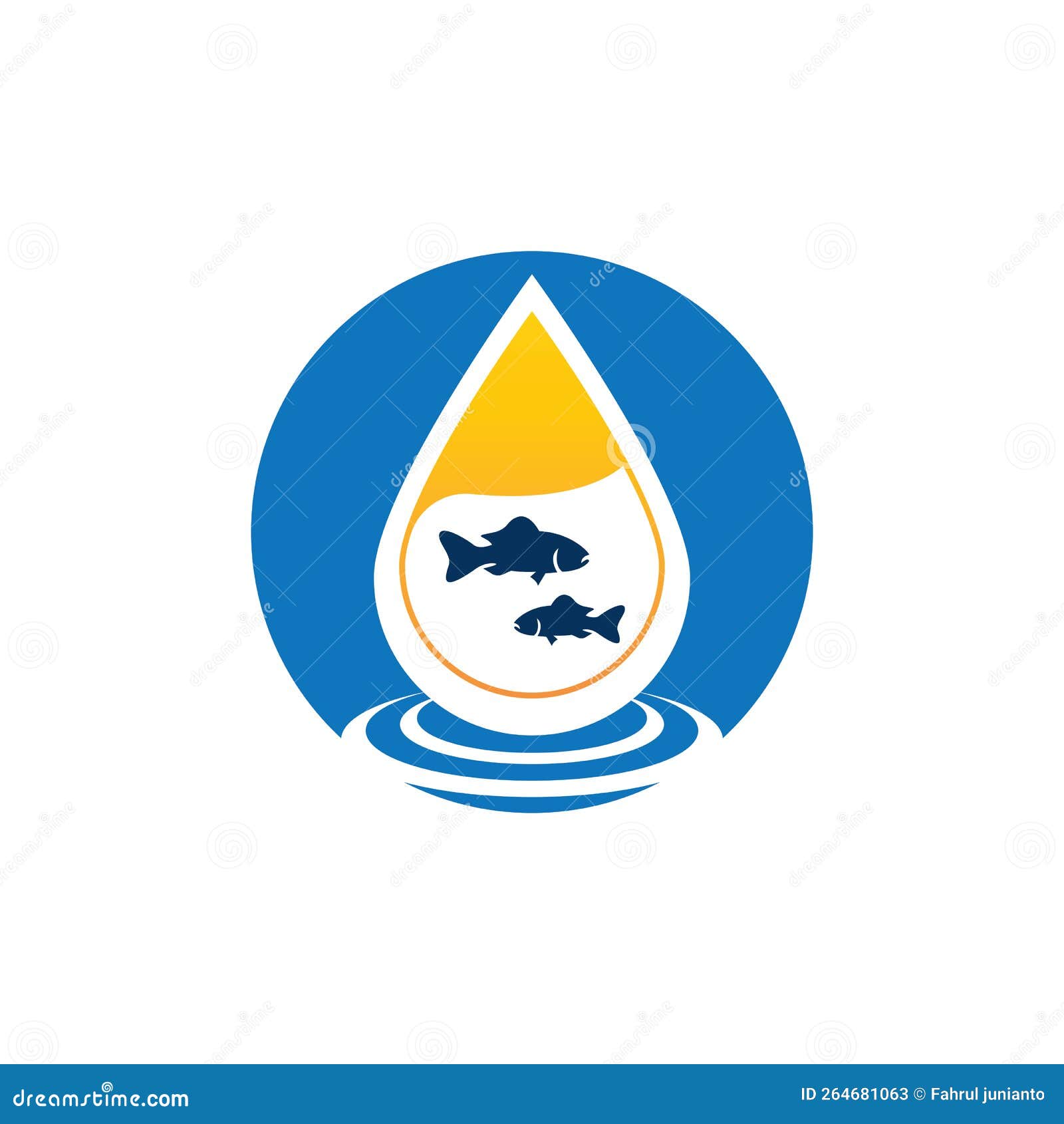 Fish Oil Logo Vector Illustration Template Stock Illustration ...