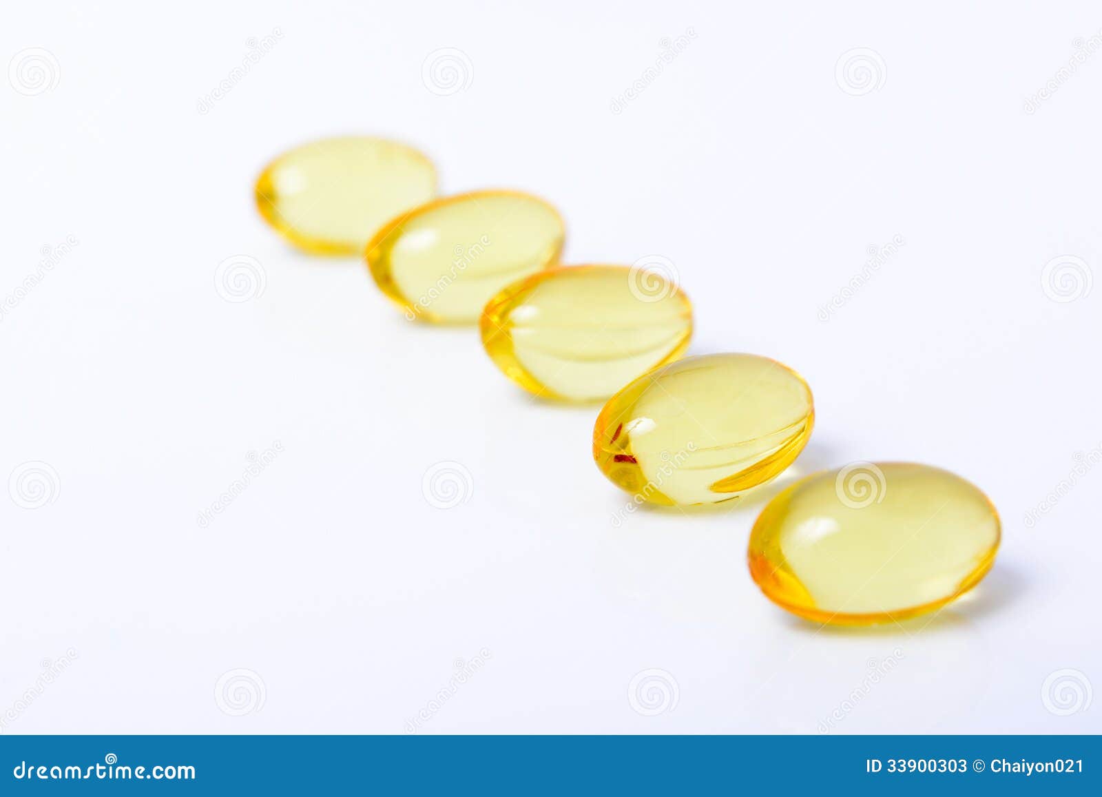 Fish Oil Nutritional Supplement Capsules Stock Image - Image of ...