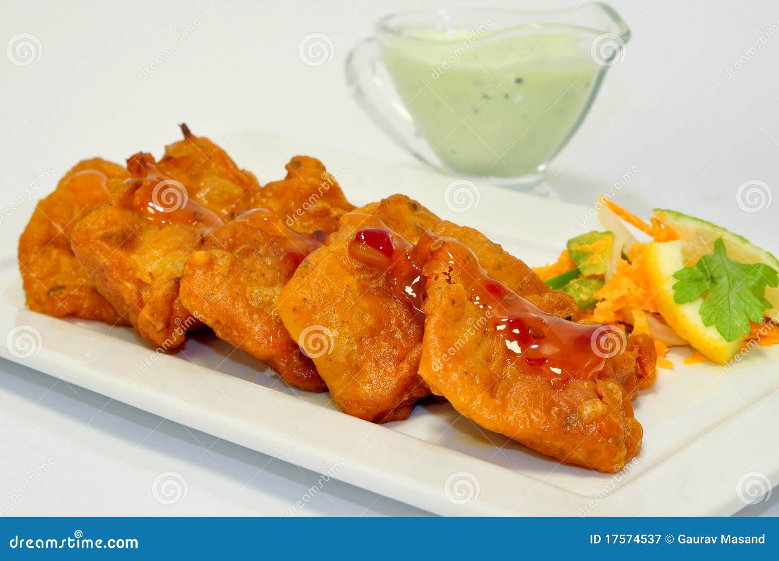 Fish Pakora stock image. Image of south, delicious, paneer - 17574537