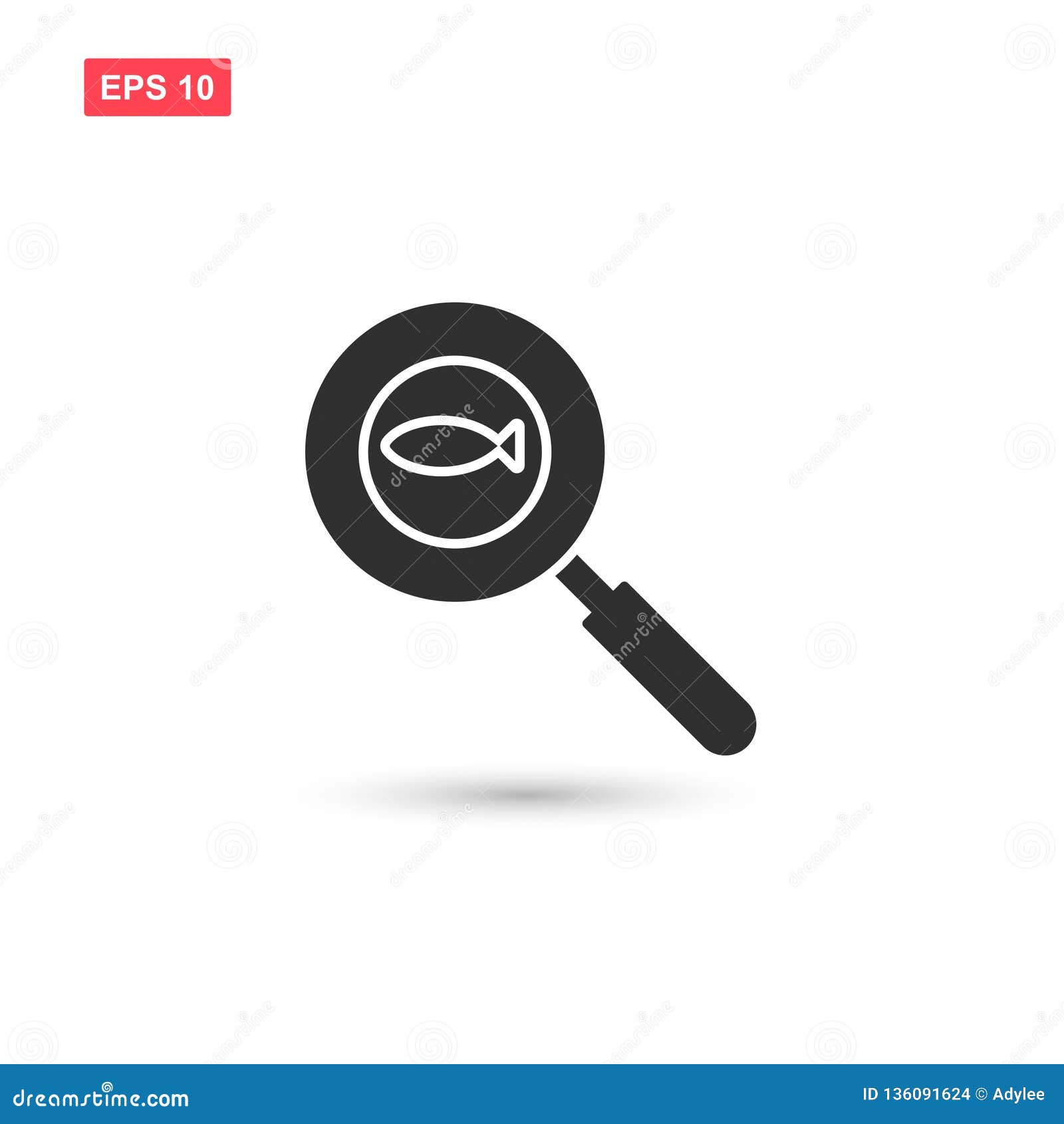 Fish in Pan Vector Icon Design Isolated 2 Stock Vector - Illustration ...