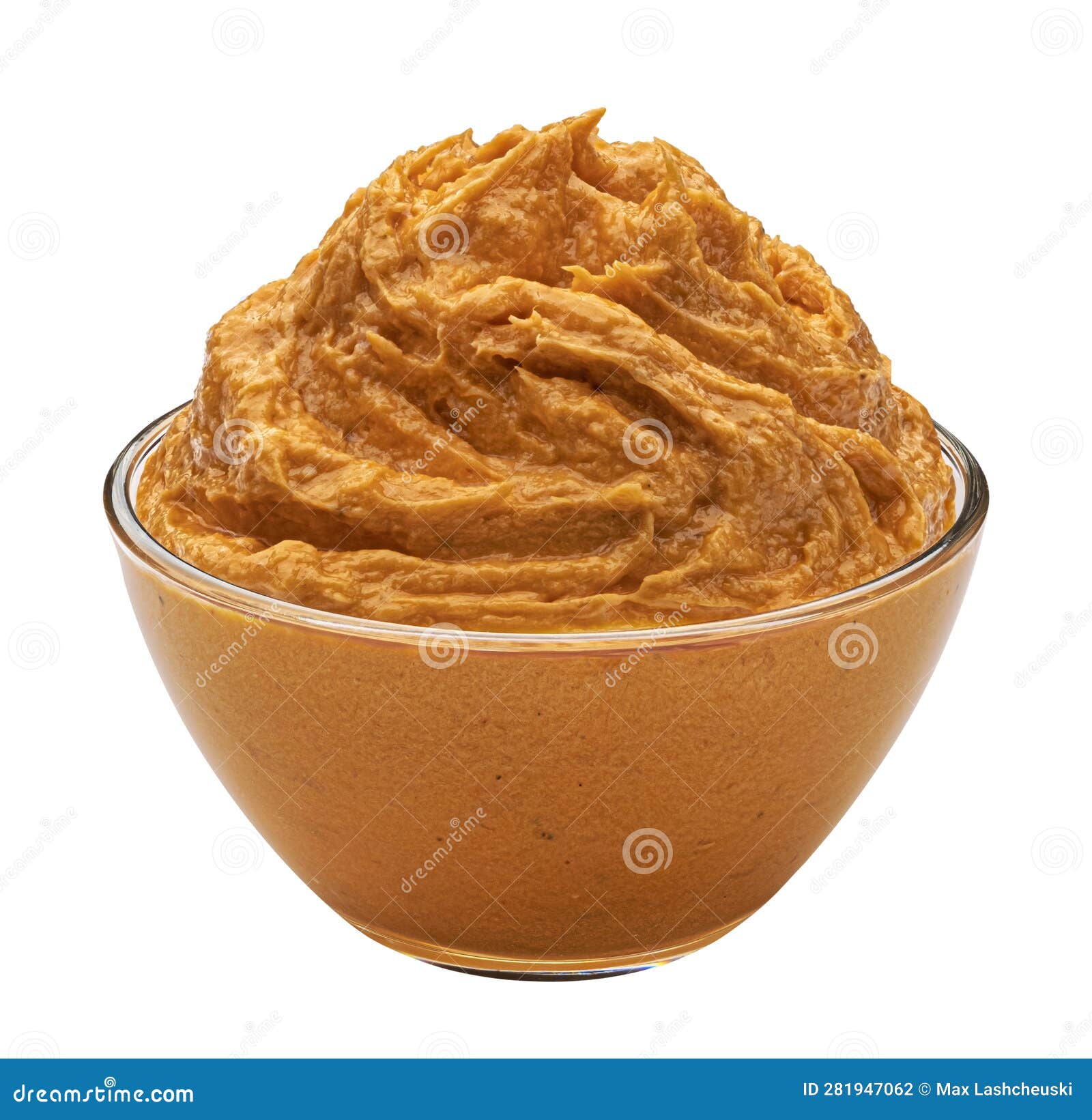 Fish Pate Isolated on White Background, Full Depth of Field Stock Photo ...