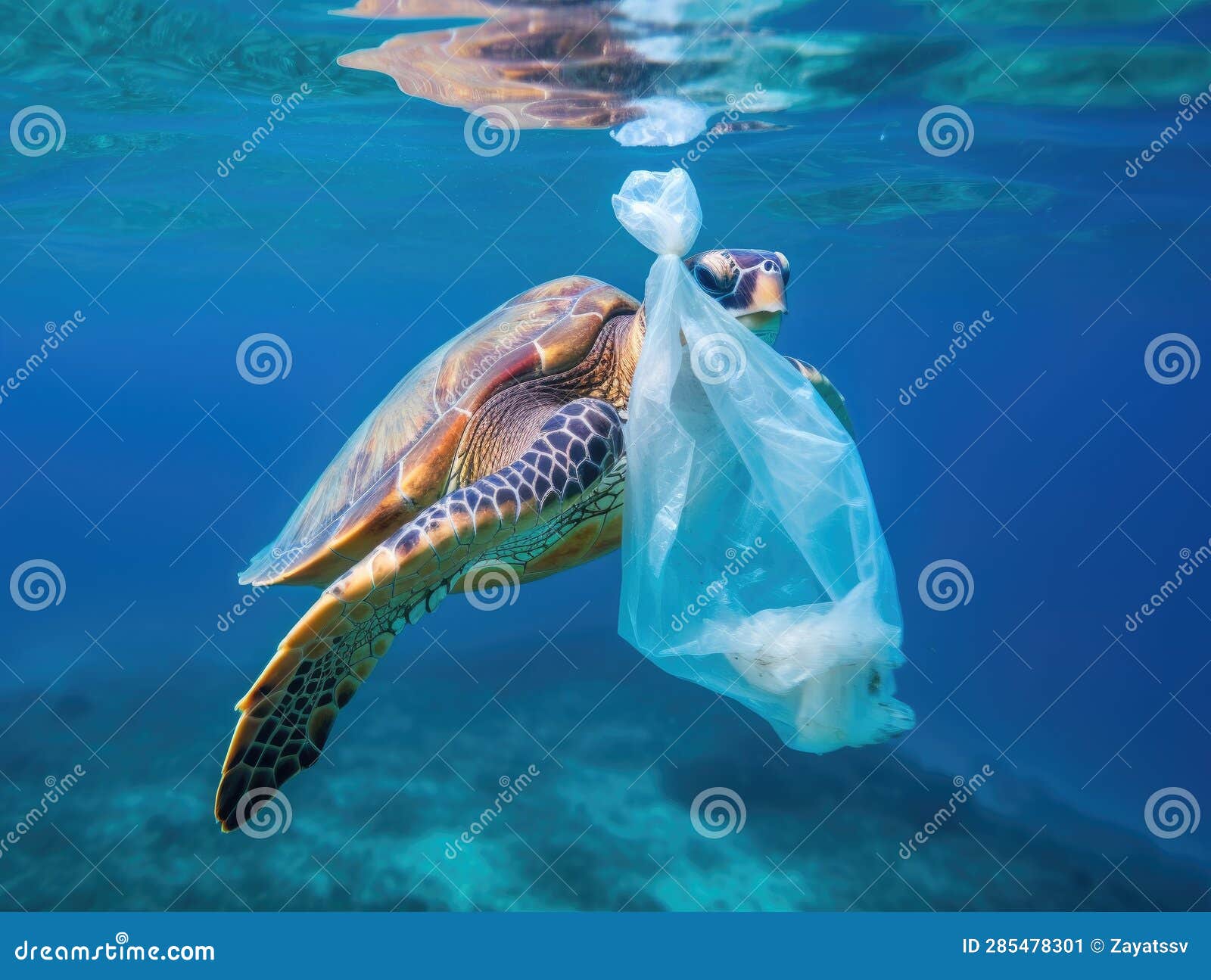 Fish and Plastic Pollution. Envrionmental Problem - Plastics ...