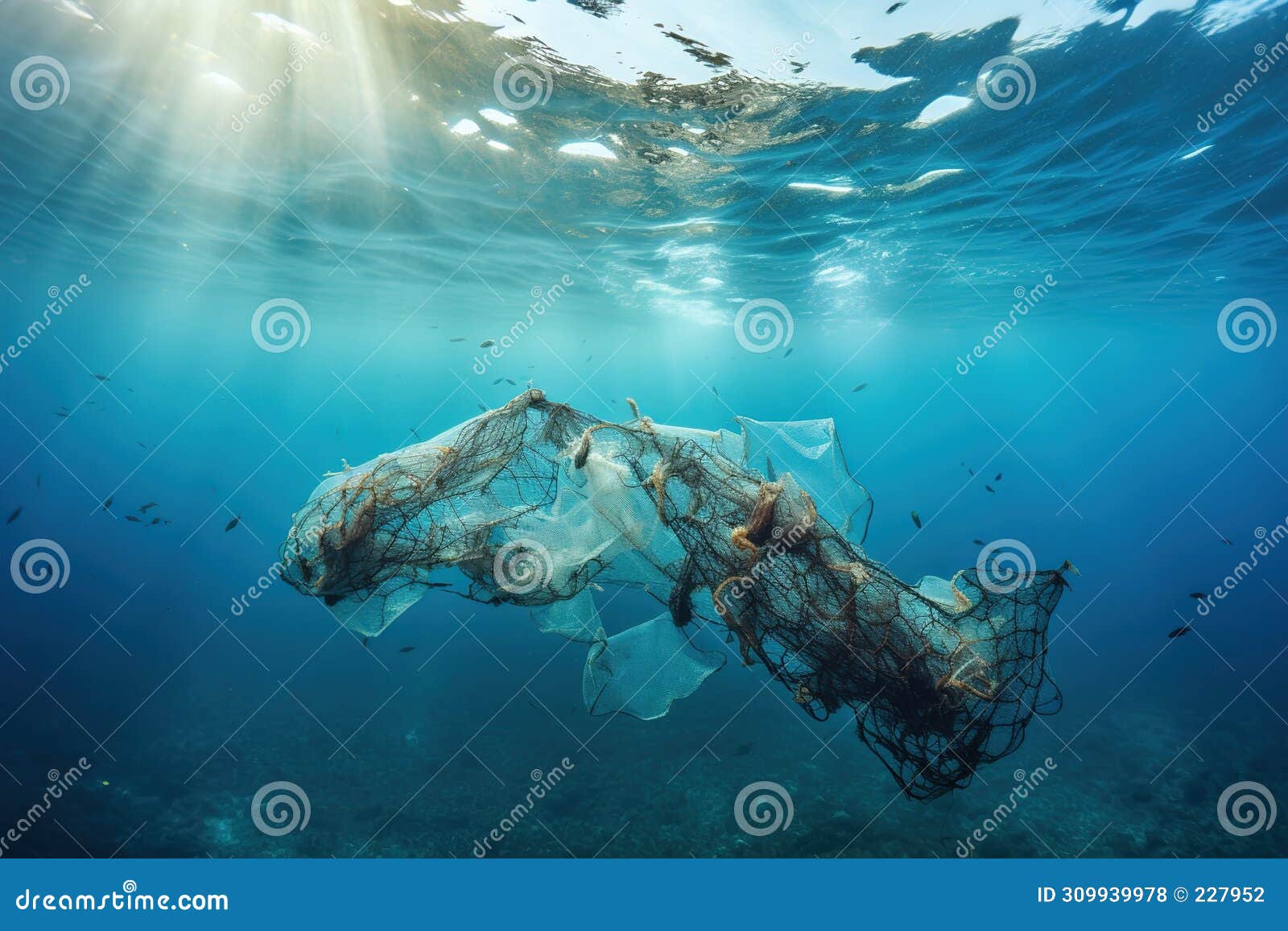 Fish and Plastic Pollution. Envrionmental Problem - Plastics ...