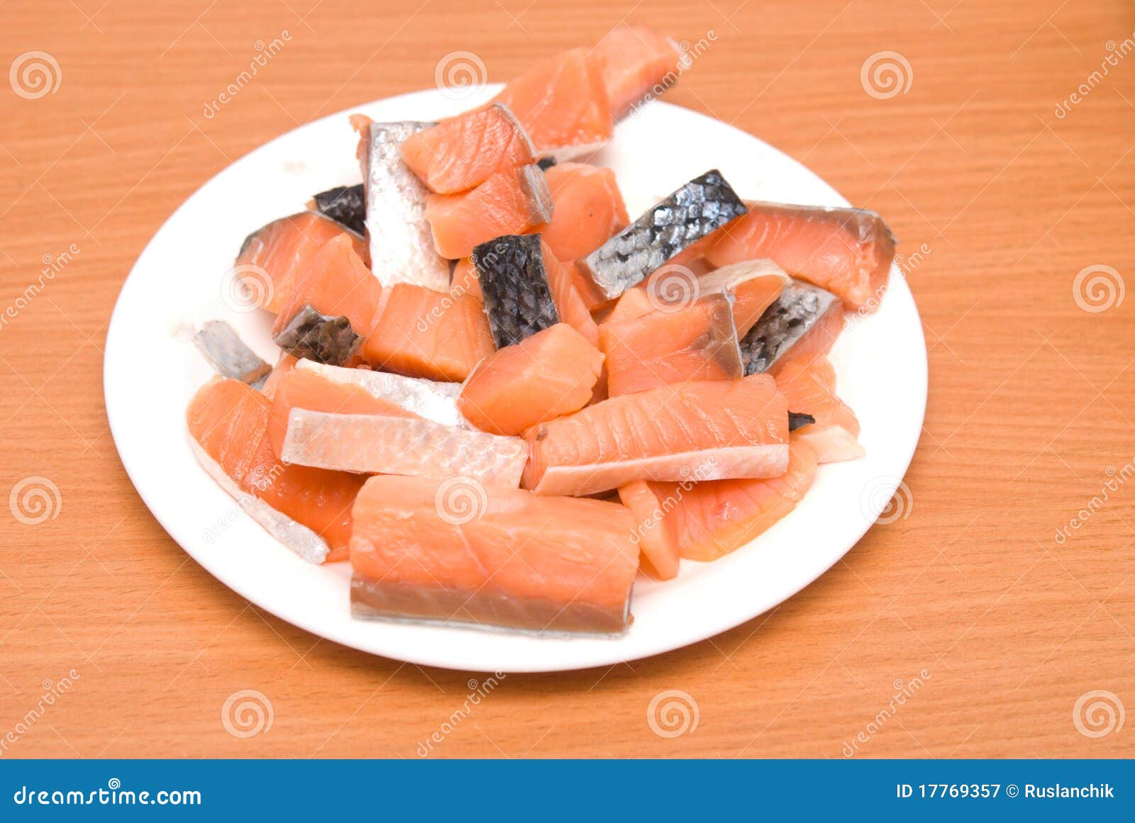 Fish on plate stock image. Image of plate, fish, white - 17769357