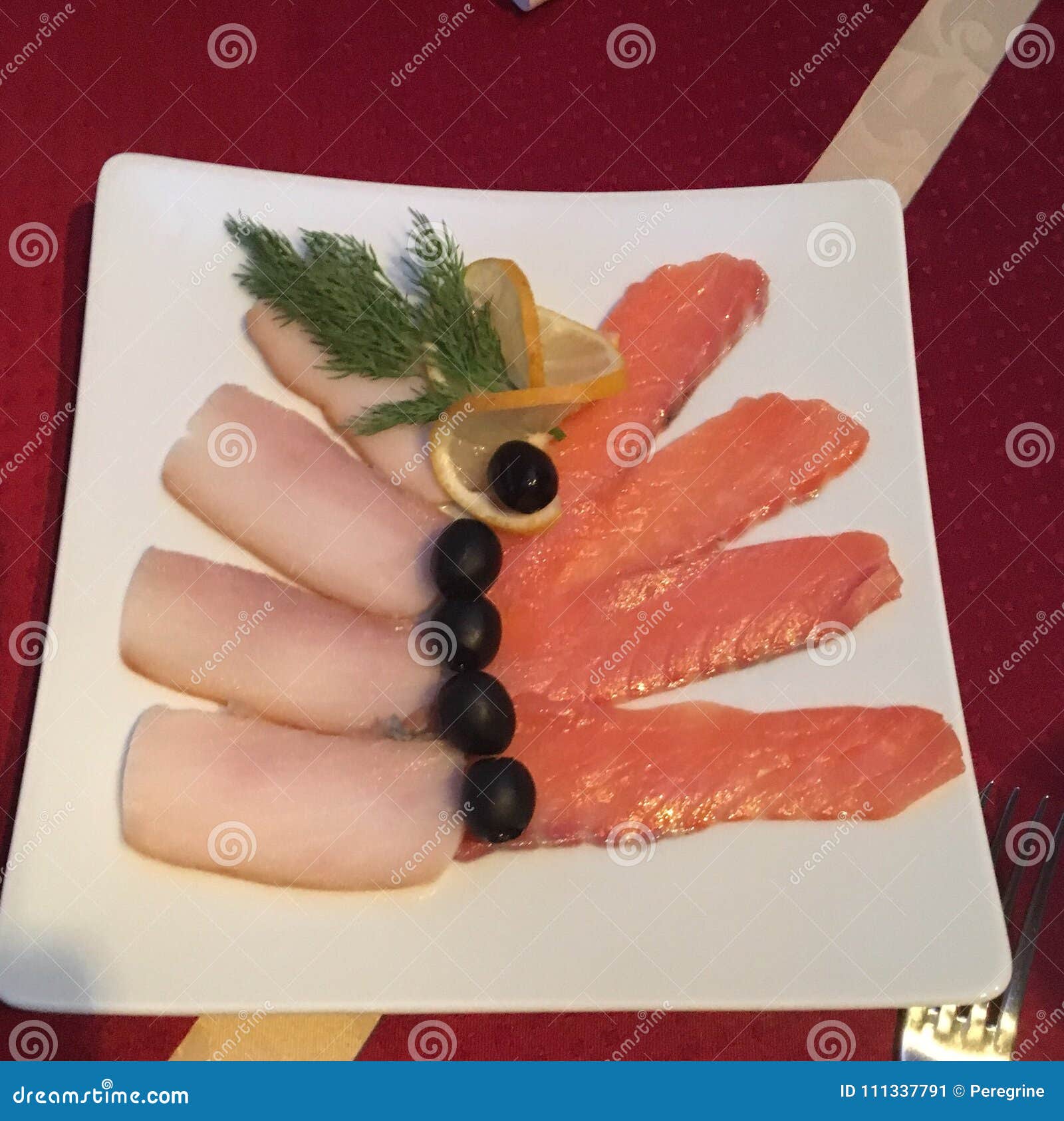 Fish plate stock image. Image of starters, plate, types - 111337791