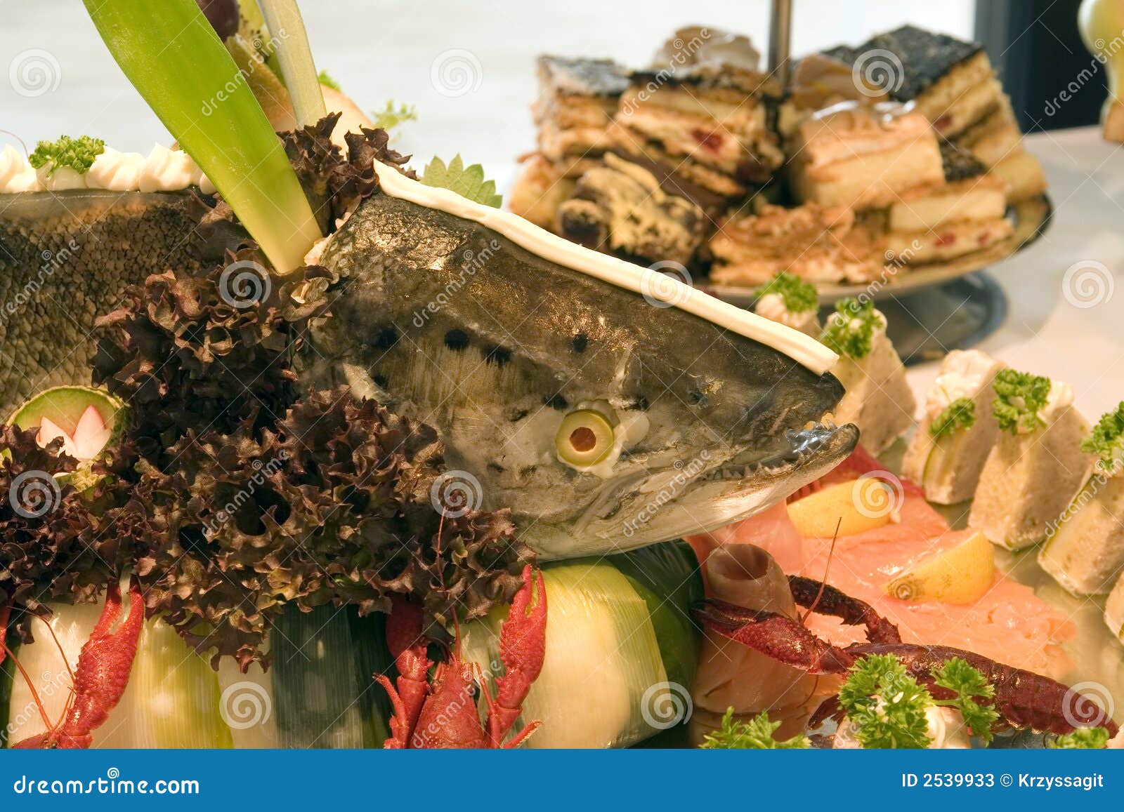 Fish platter stock image. Image of gourmet, nutrients - 2539933