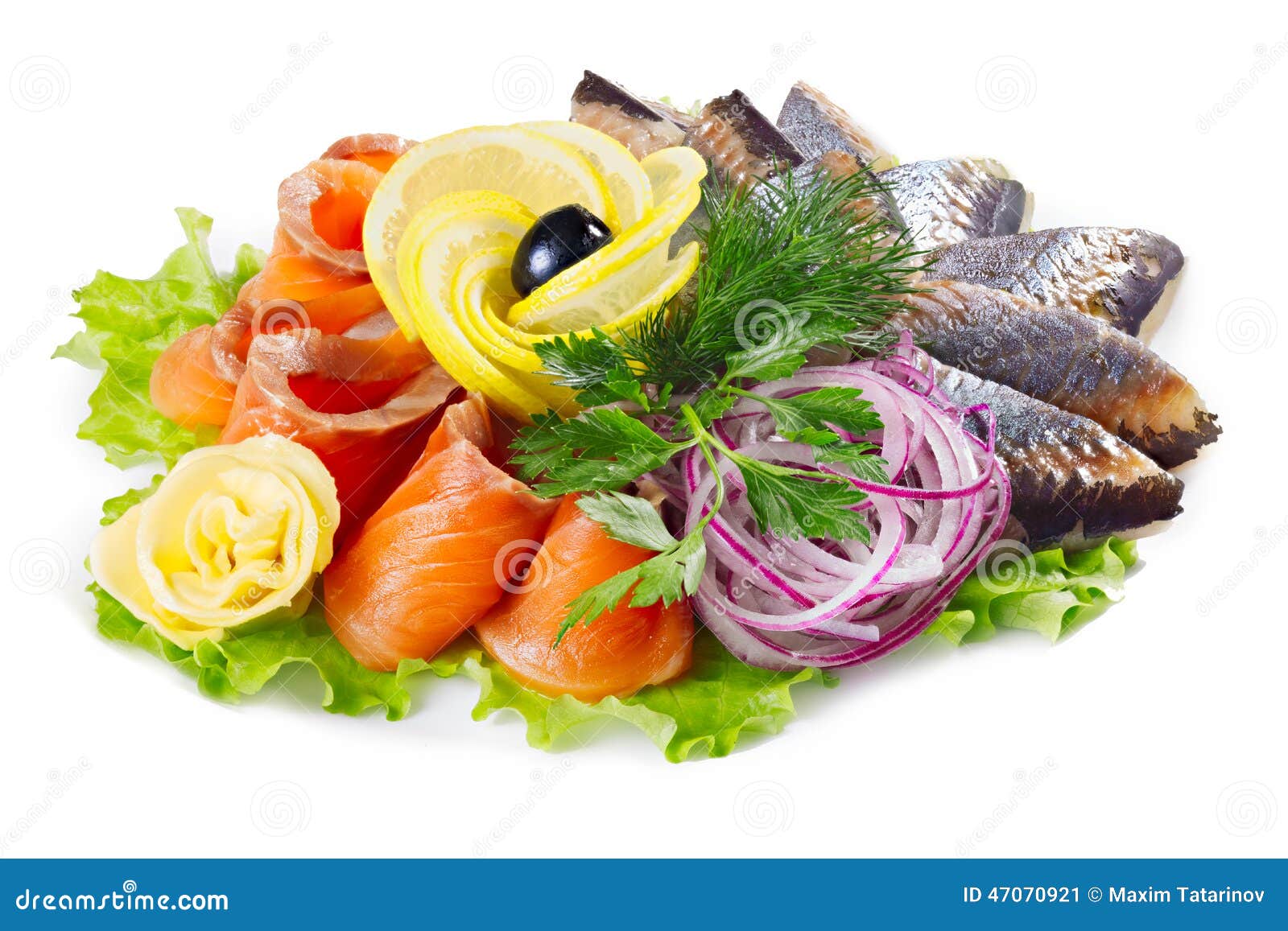 Fish platter stock image. Image of lemon, white, tasty - 47070921