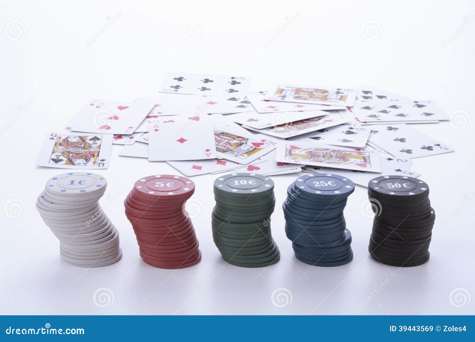 Fish with poker stock image. Image of leisure, playing - 39443569