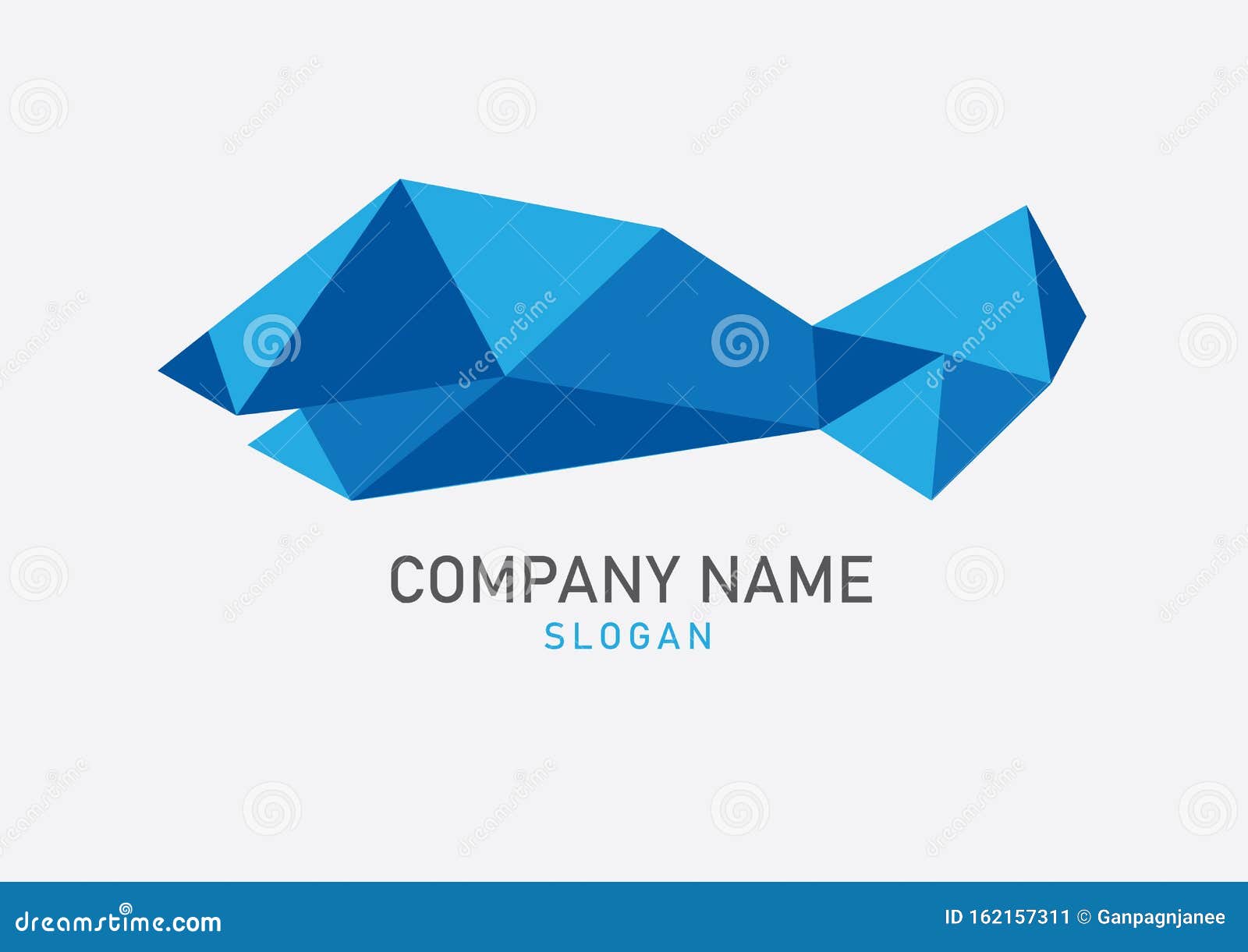 Fish Polygon Vector Illustration, Web Icon, Sign, Restaurant Logo ...
