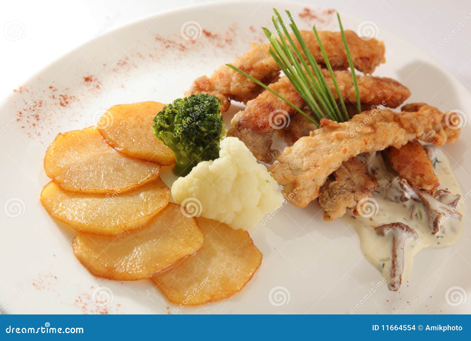 Fish with potatoes stock photo. Image of dish, carrot - 11664554