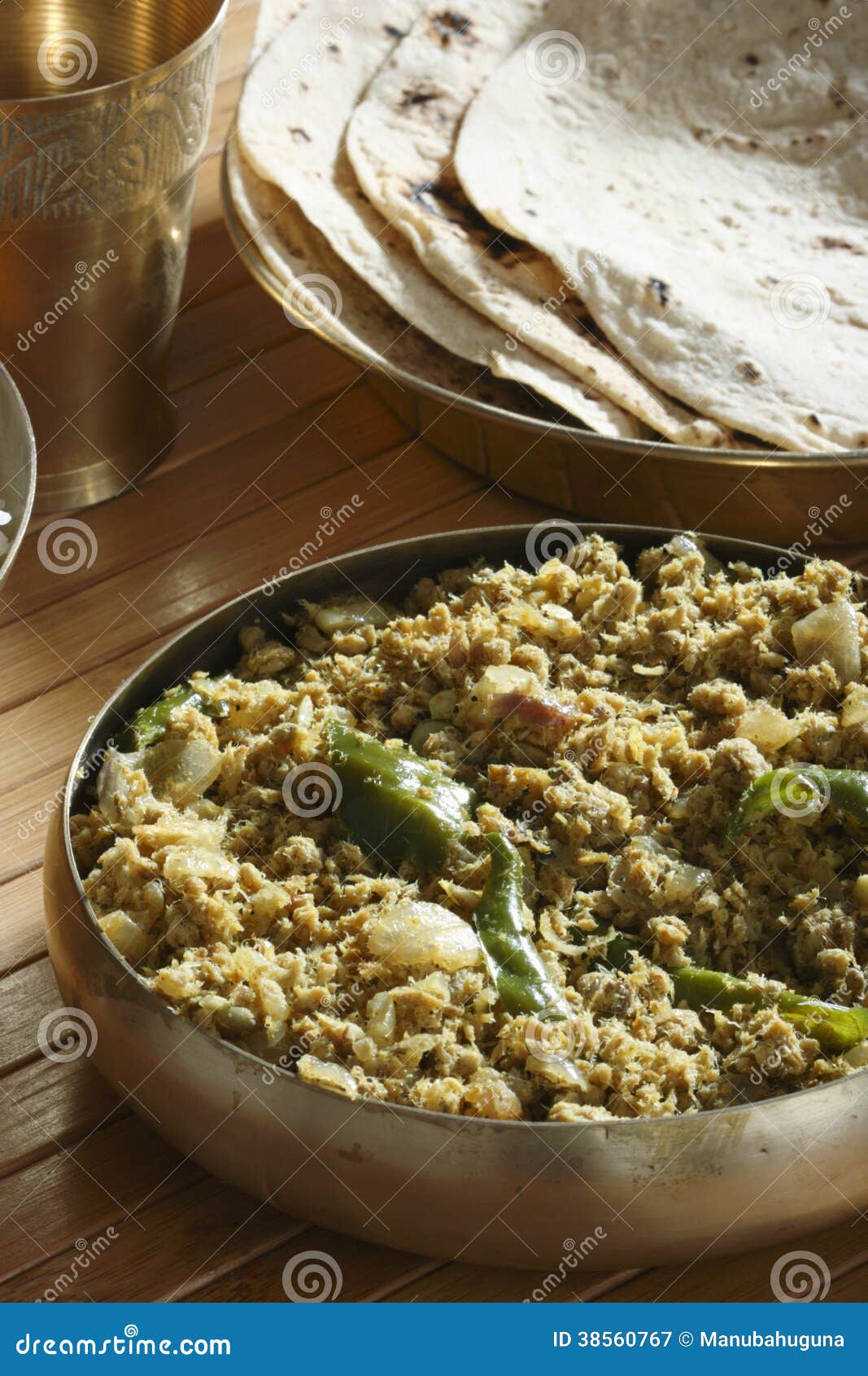 Fish Puttu is a Dish from Kerala, India Stock Image - Image of spicy ...