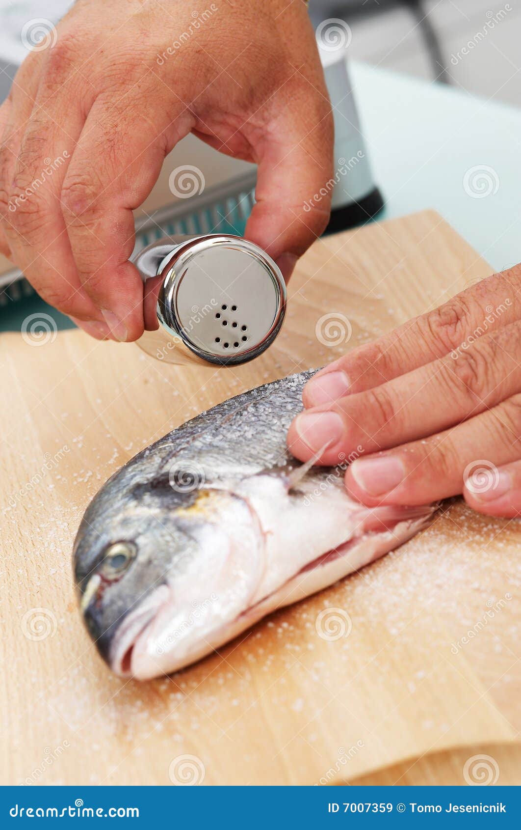 Fish ready to grill stock image. Image of eyes, food, desk - 7007359