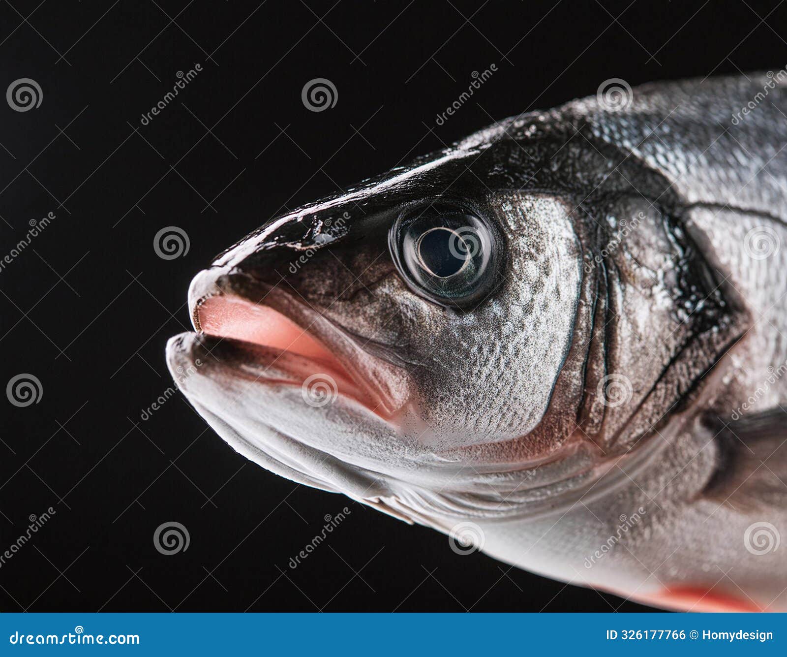 A Fish with Reflective Scales and Sharp Details Stock Illustration ...