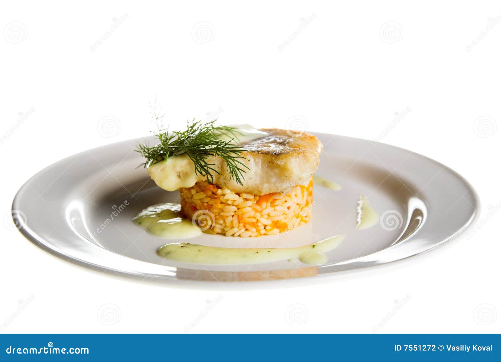 Fish with rise stock photo. Image of decorative, fish - 7551272