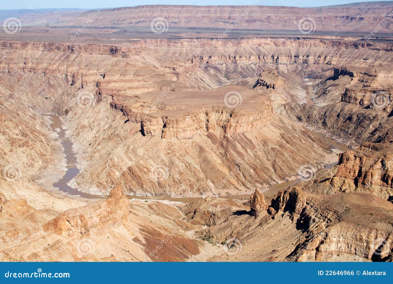 The Fish River Canyon Afrikaans: Visrivier Canyon Or Visrivier Kuil ...