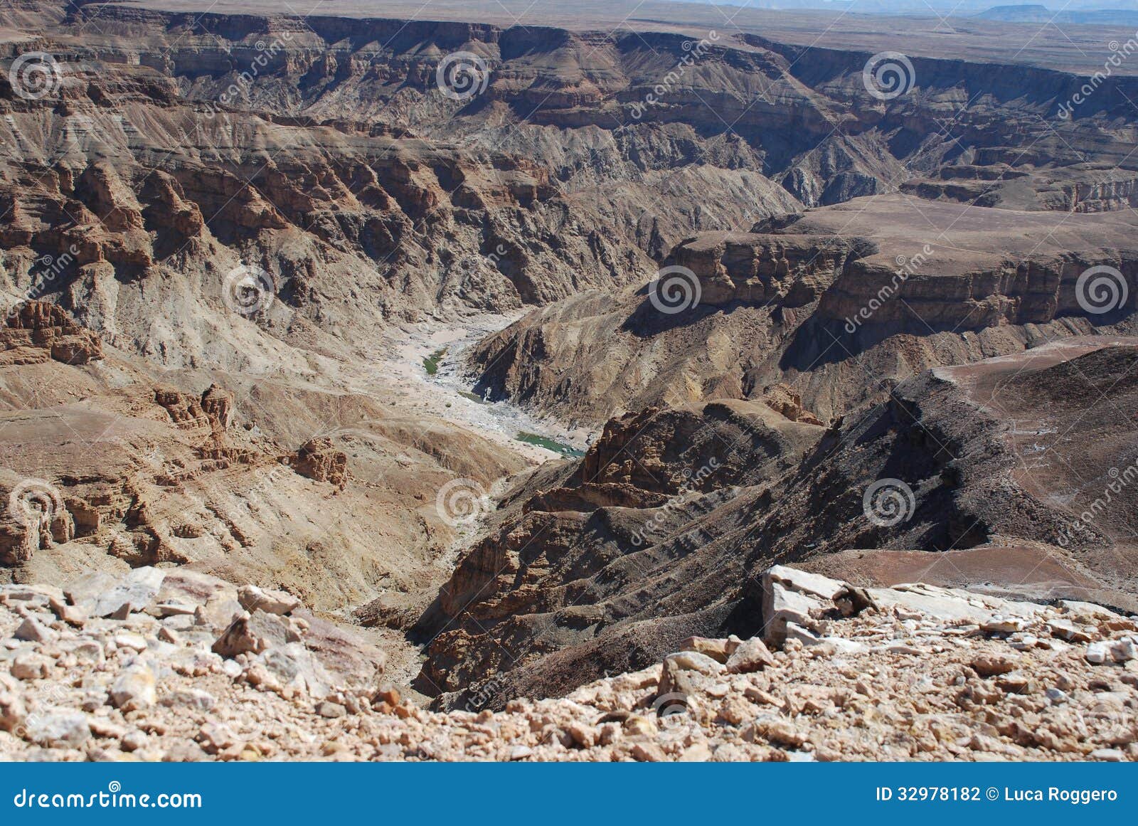 Fish River Canyon. South Namibia Stock Photo - Image of namibia, rock ...