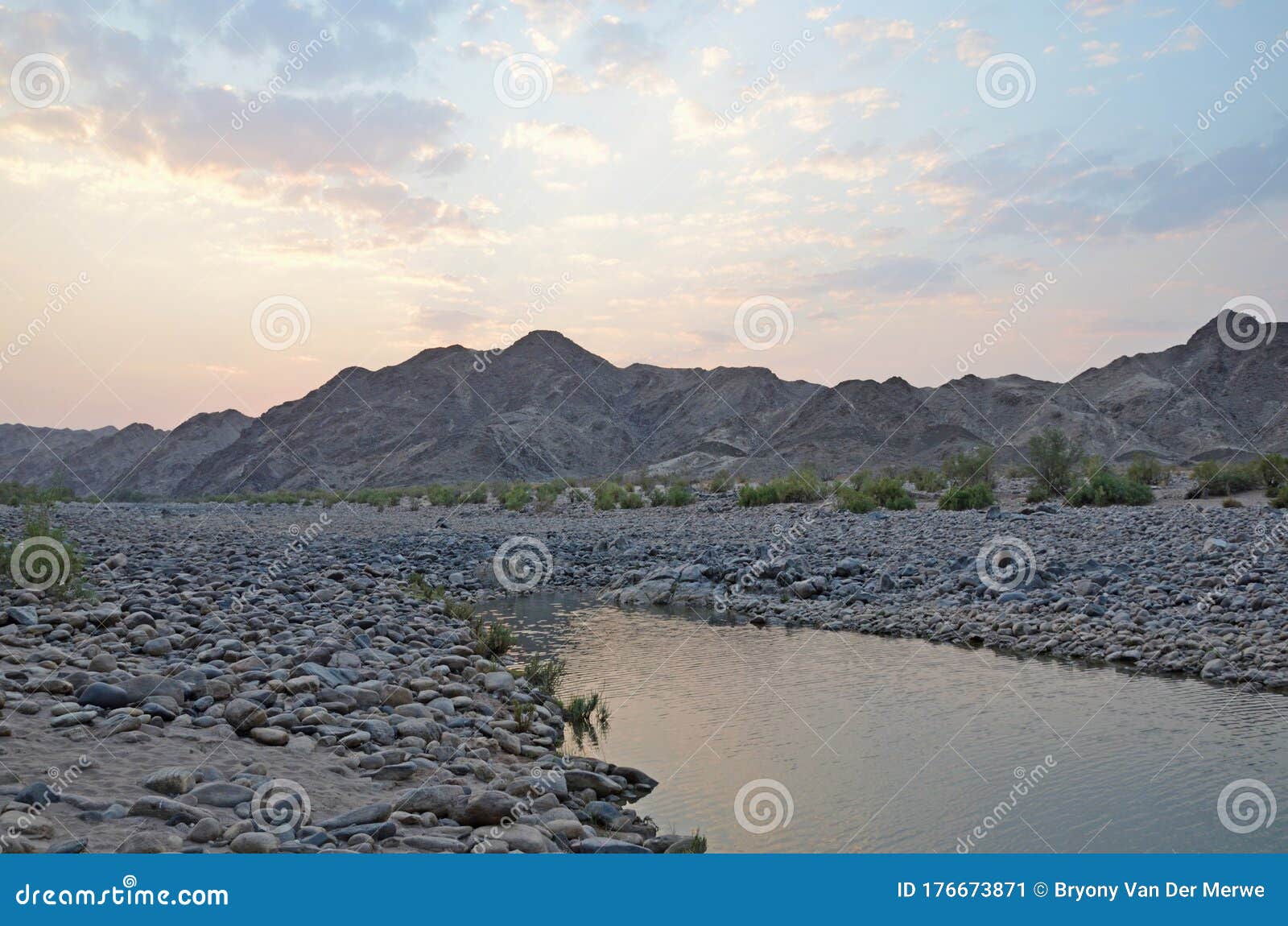 In the Fish River Canyon in Southern Namibia Stock Image - Image of ...