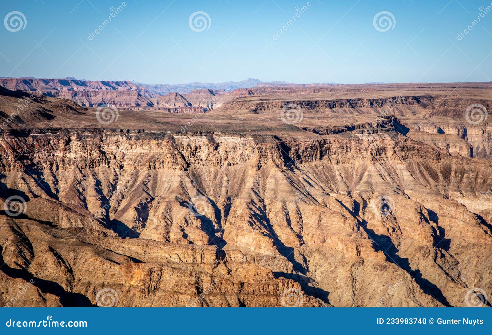 Fish River Canyon, World`s Second Largest Canyon, Hobas, South Namibia ...