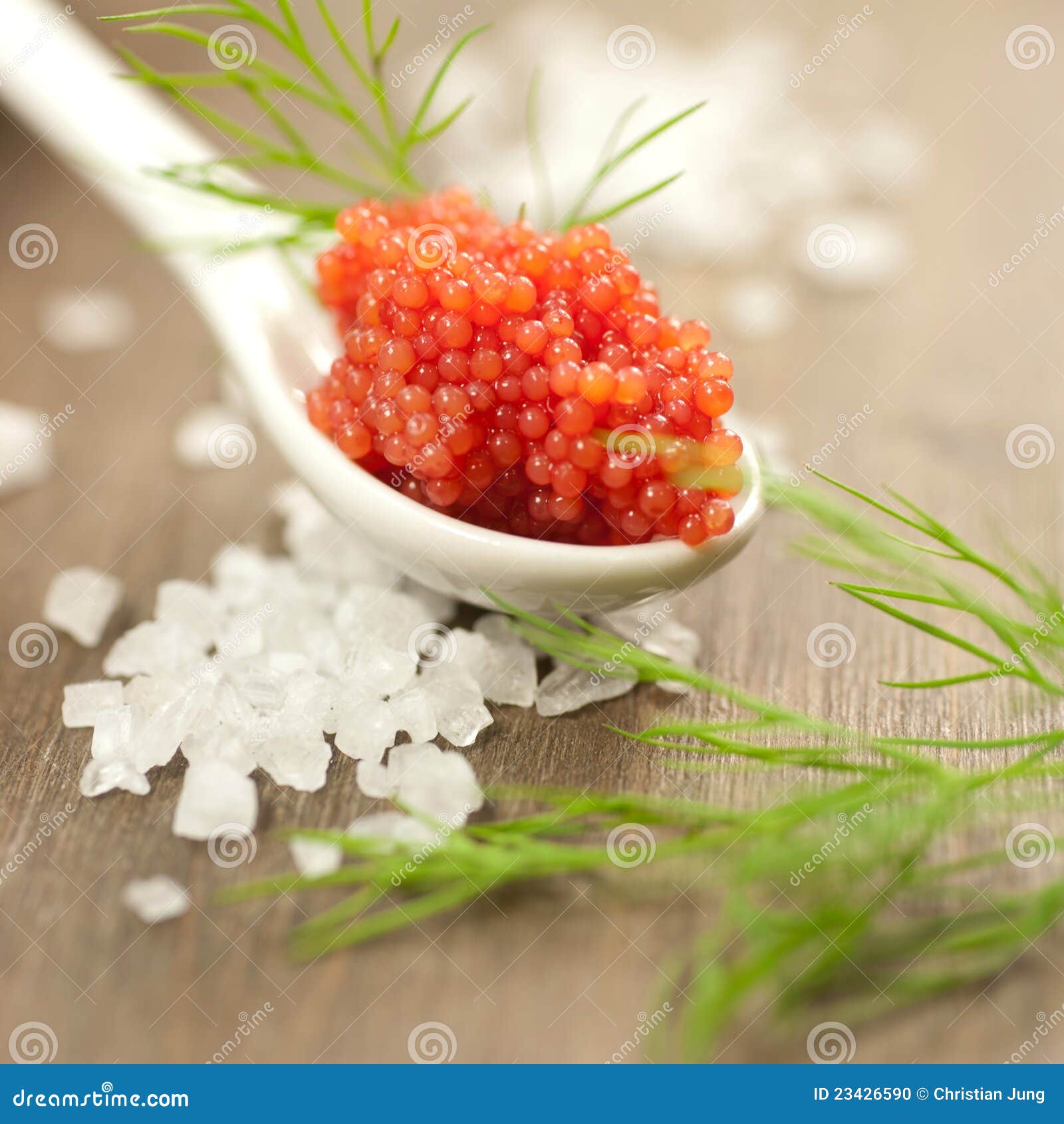 Fish roe stock photo. Image of spoon, appetizer, fish - 23426590