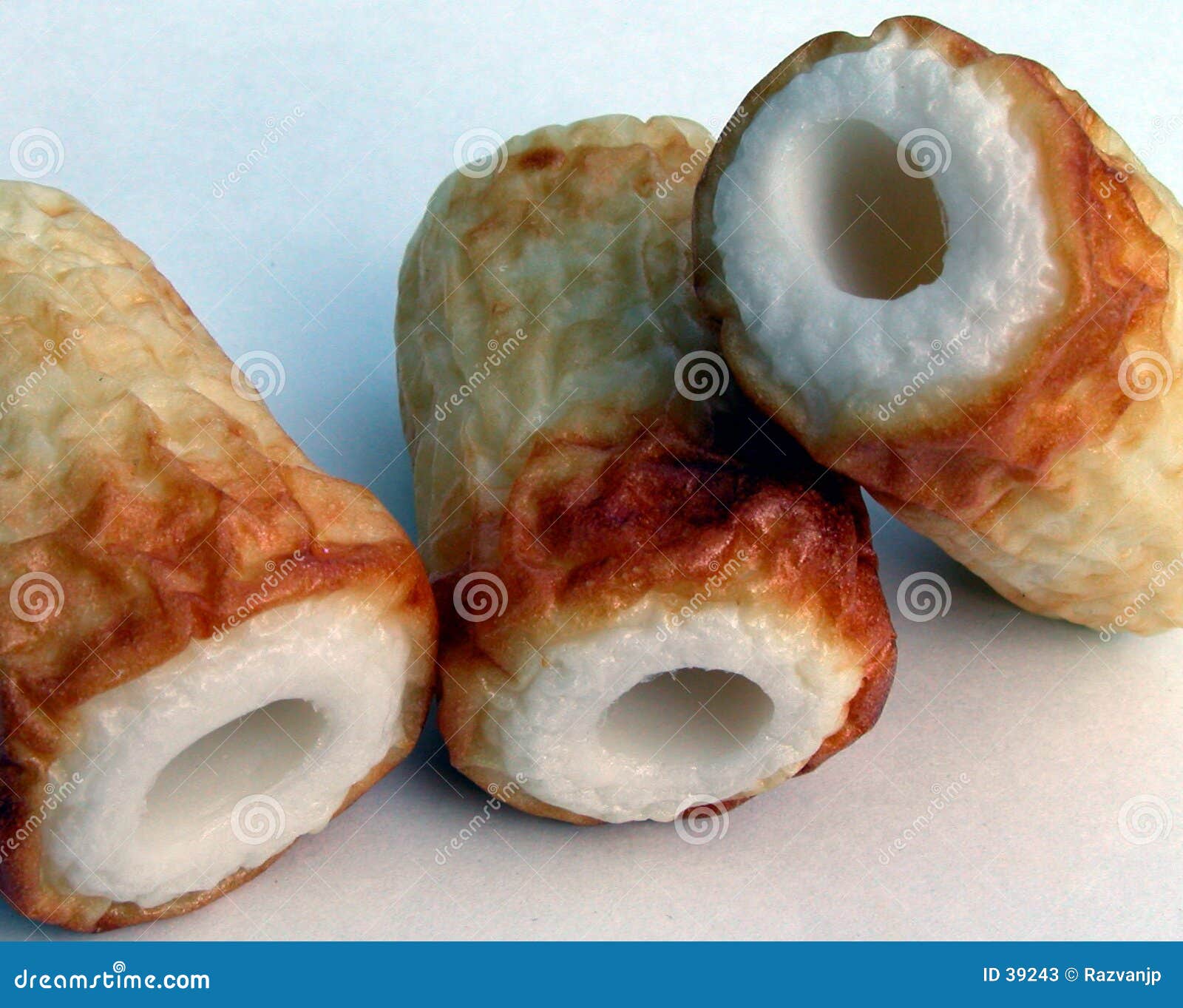 Fish Roll Cakes-uncommon Position Stock Image - Image of food, roll: 39243