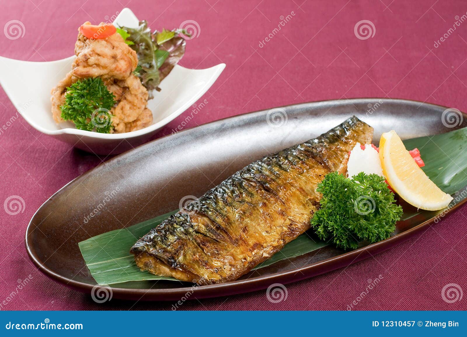 Fish row stock image. Image of asia, dinner, japanese - 12310457