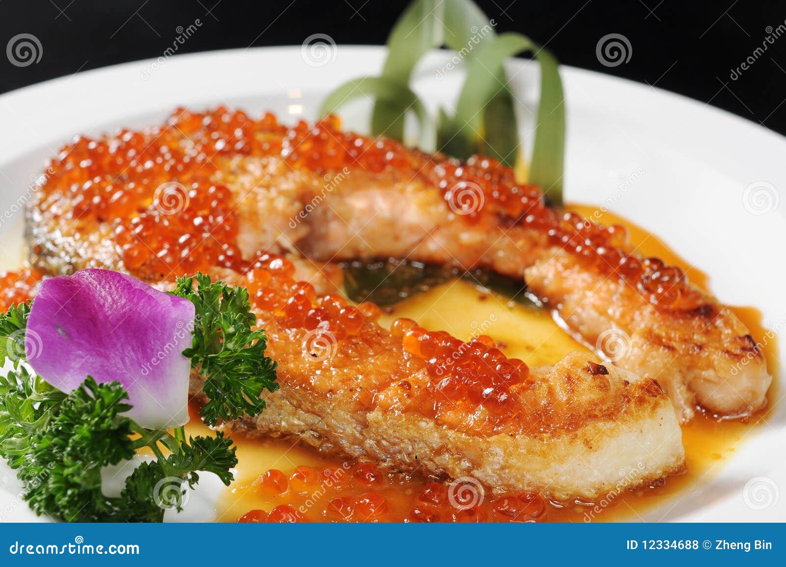 Fish row stock photo. Image of healthy, sauce, gourmet - 12334688