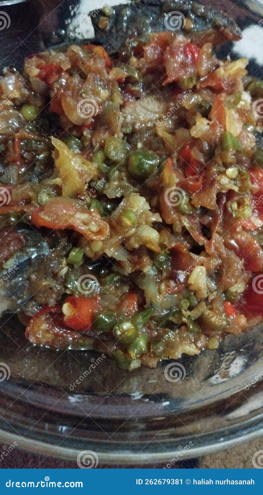 Fish sambal tomato stock image. Image of tomato, meal - 262679381