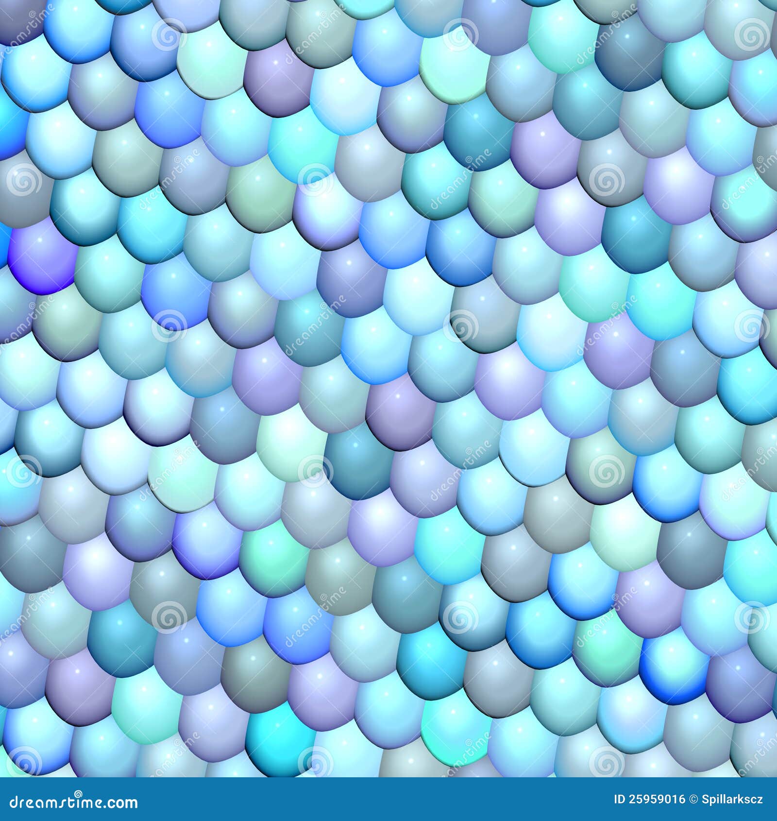 Fish Scale Blue Purple Abstract Pattern Stock Illustration ...