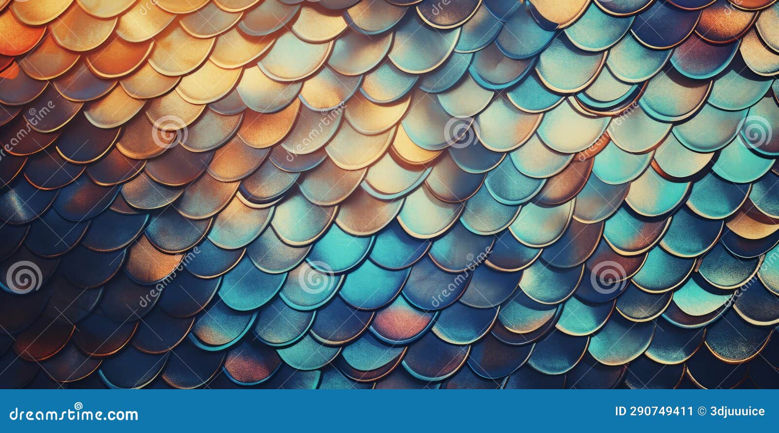 Fish Scale Creative Abstract Wavy Texture. Stock Image - Image of ...