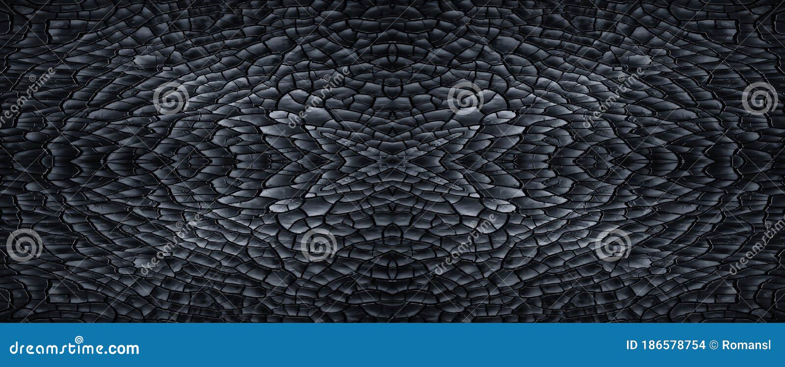 Fish Scale Dark Pattern on Raw Concrete Cement Space To Decorative ...