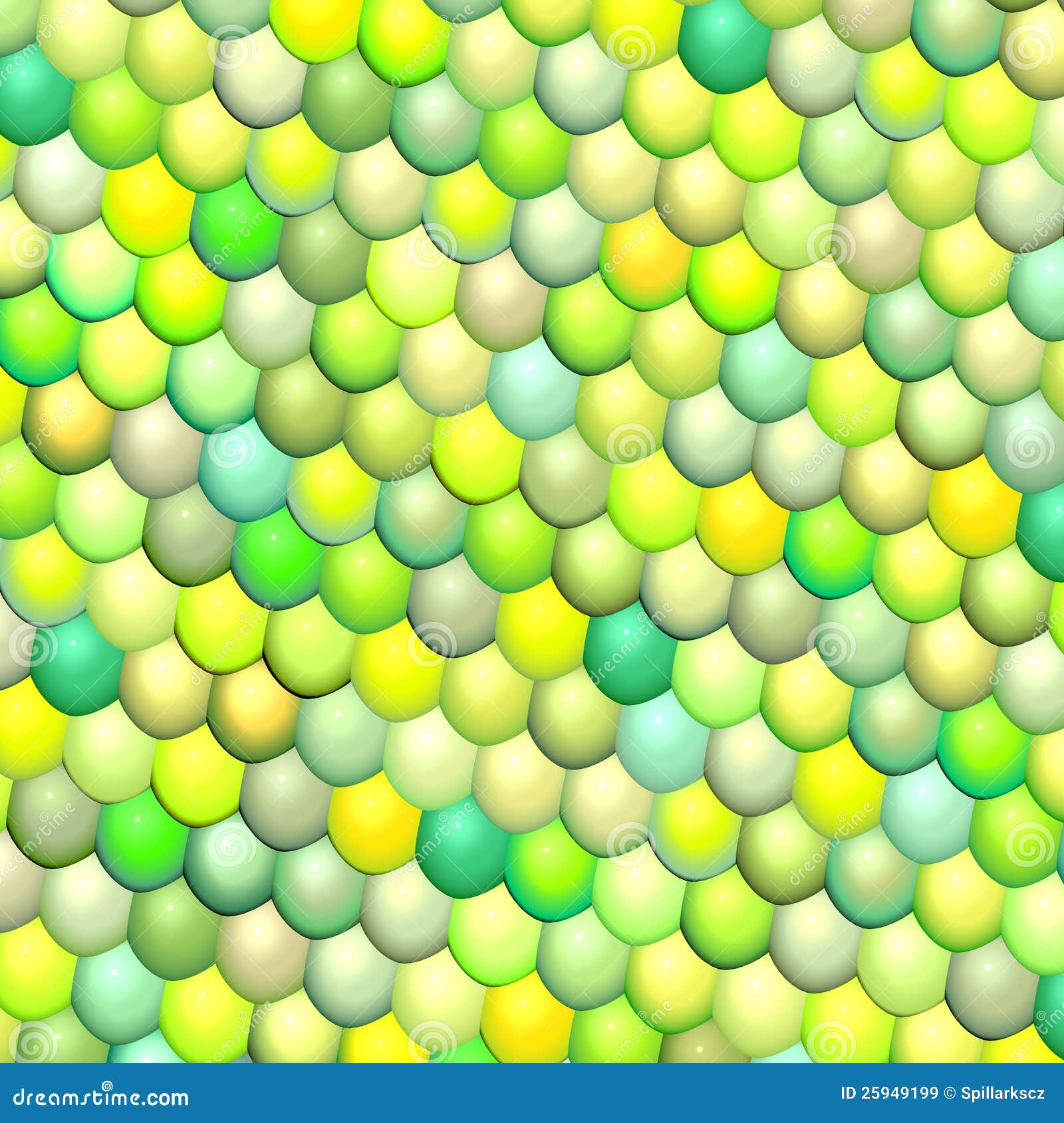 Fish Scale Green Abstract Pattern Stock Illustration - Illustration of ...