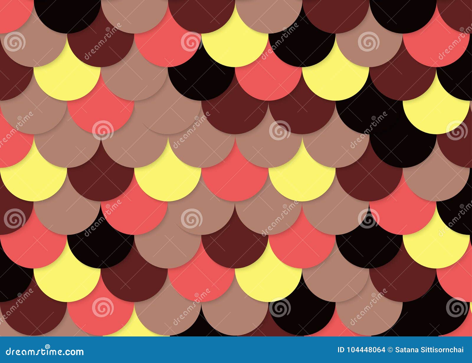Fish Scale Pattern, Abstract Stock Vector, Color Texture, Bright Colour ...