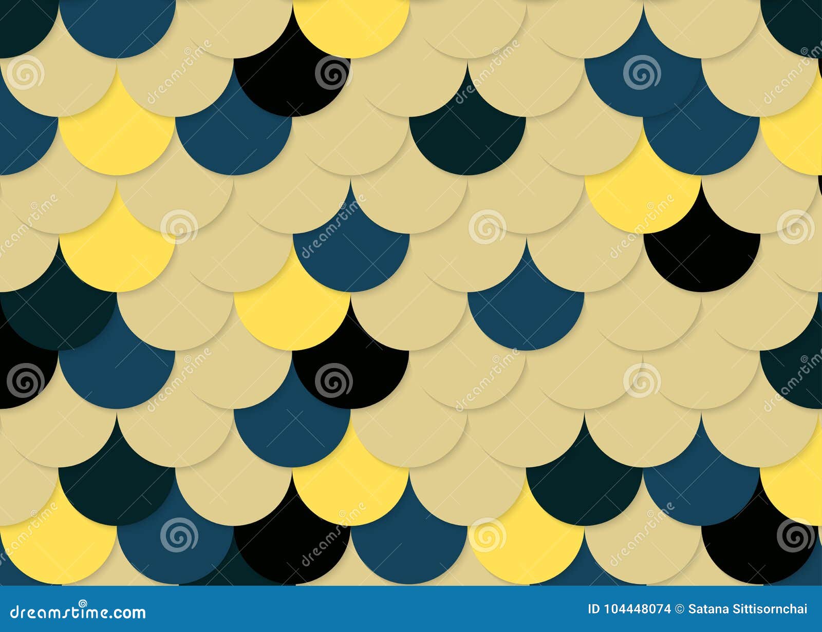 Fish Scale Pattern, Abstract Stock Vector, Color Texture, Bright Colour ...