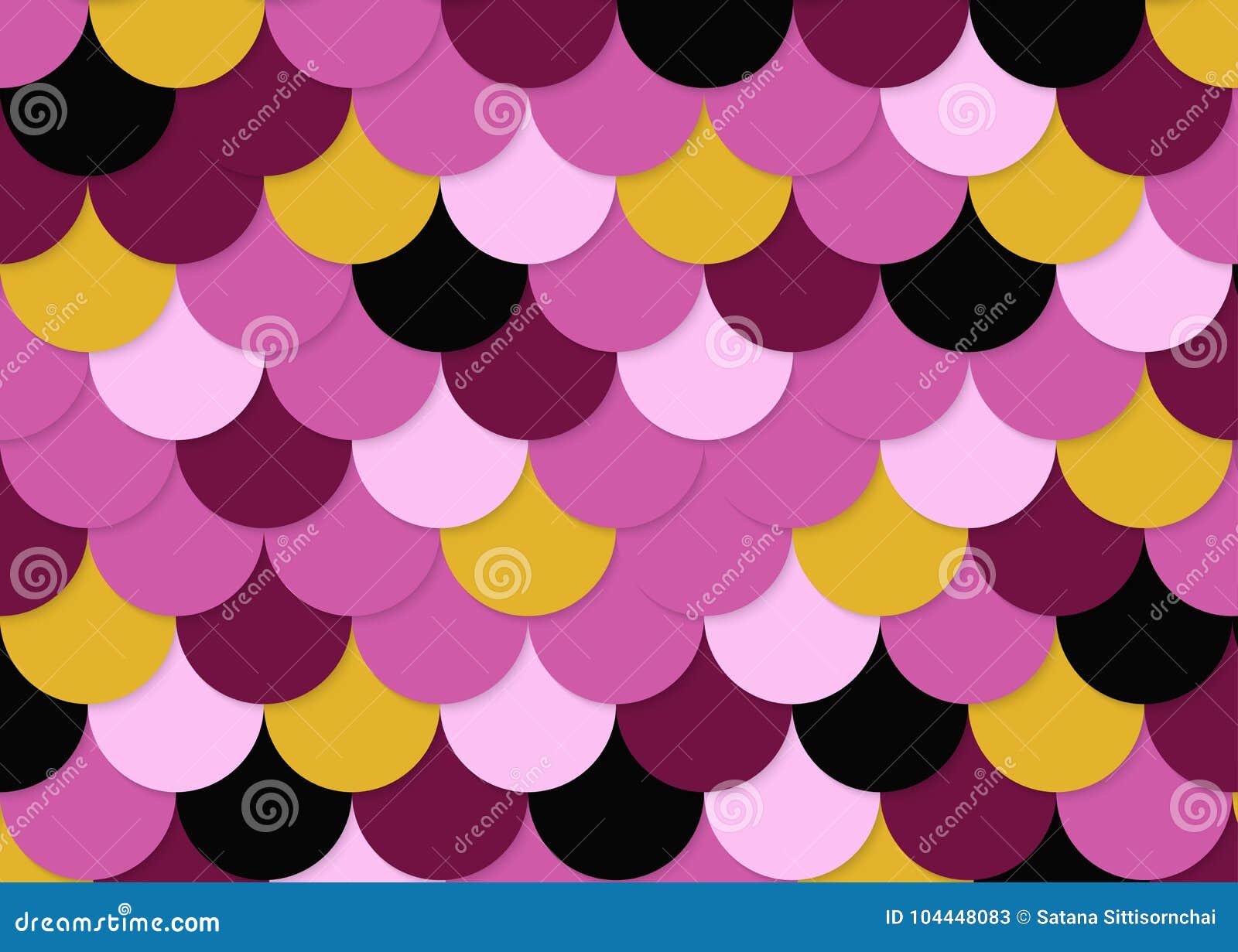 Fish Scale Pattern, Abstract Stock Vector, Color Texture, Bright Colour ...