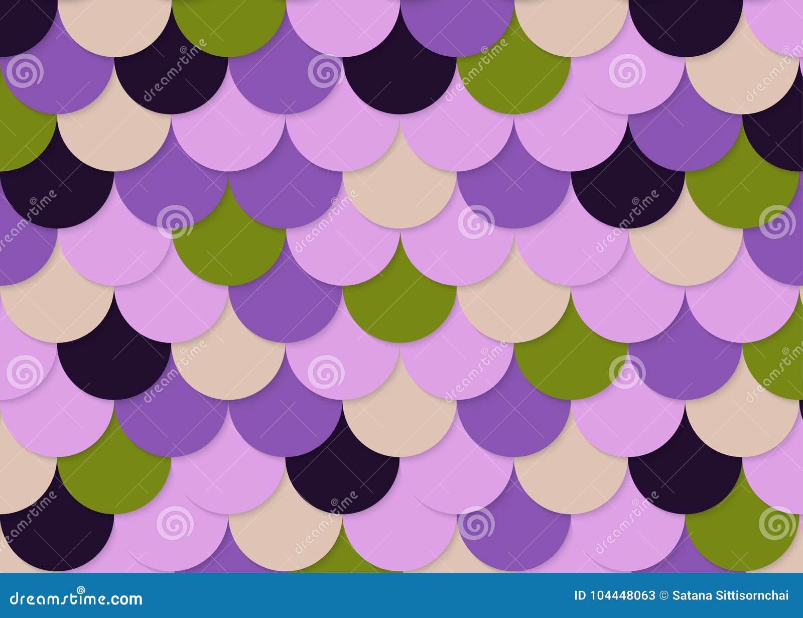 Fish Scale Pattern, Abstract Stock Vector, Color Texture, Bright Colour ...