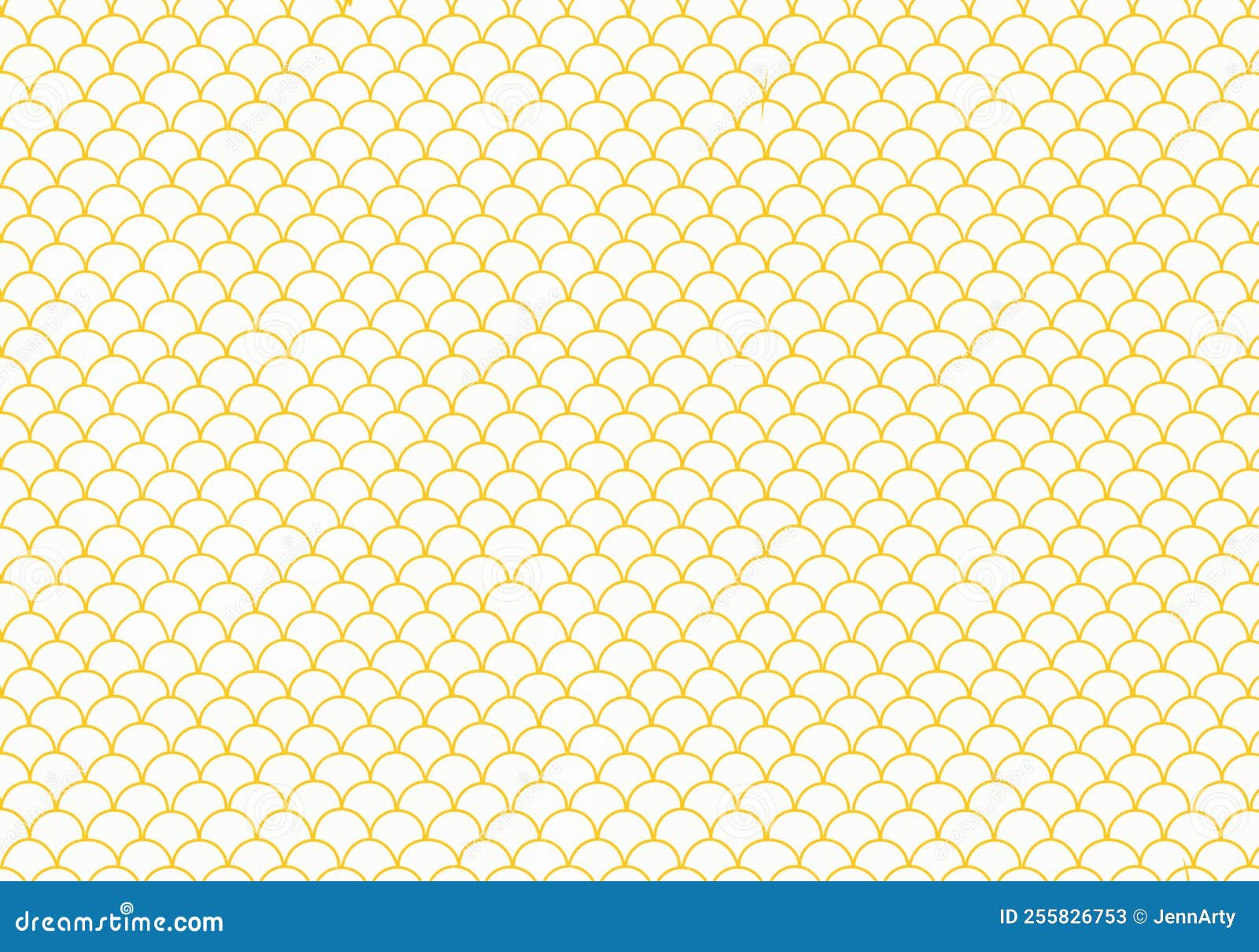 Fish Scale Pattern, Template for Design Stock Illustration ...