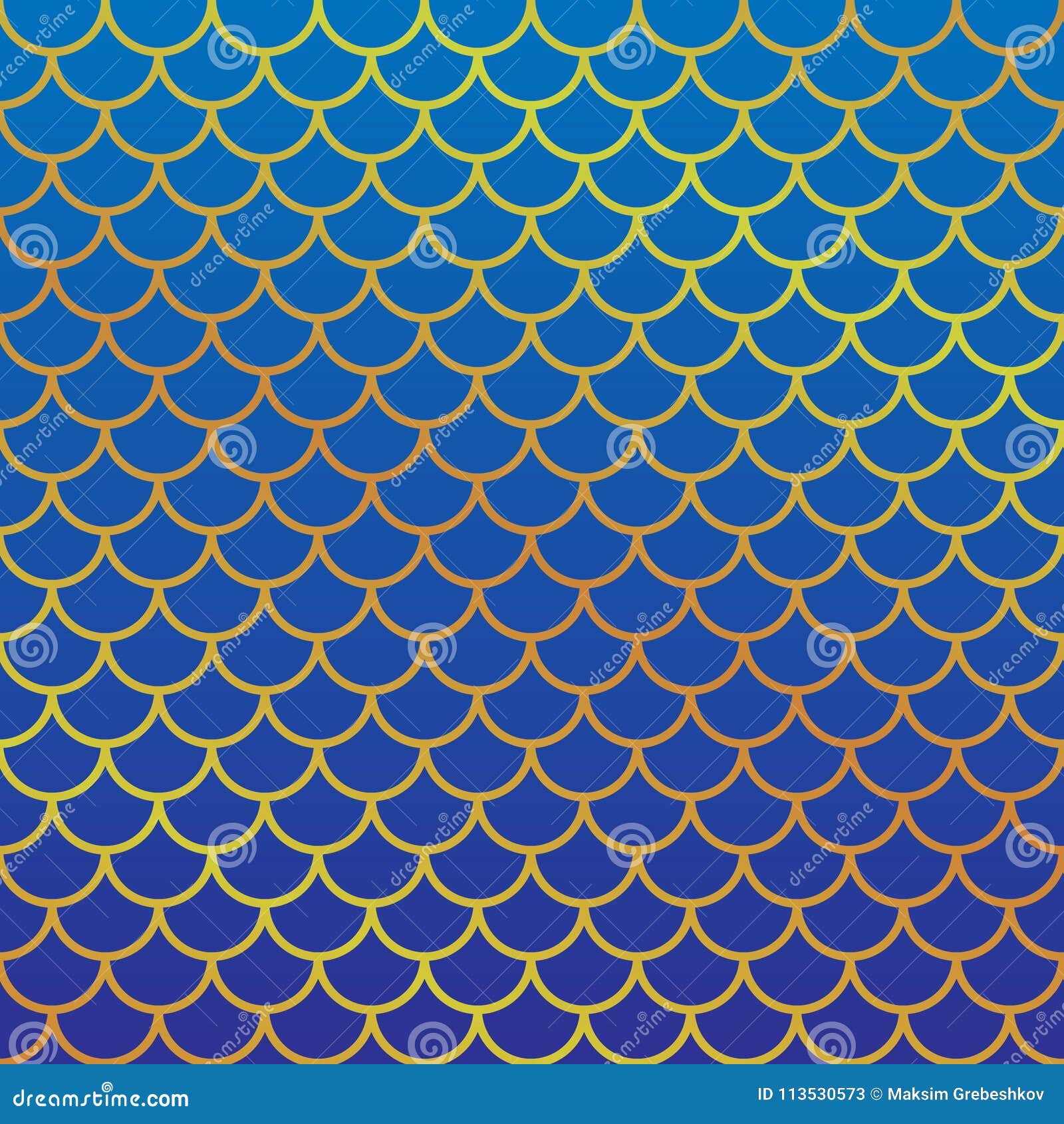 Fish scale pattern stock vector. Illustration of abstract - 113530573