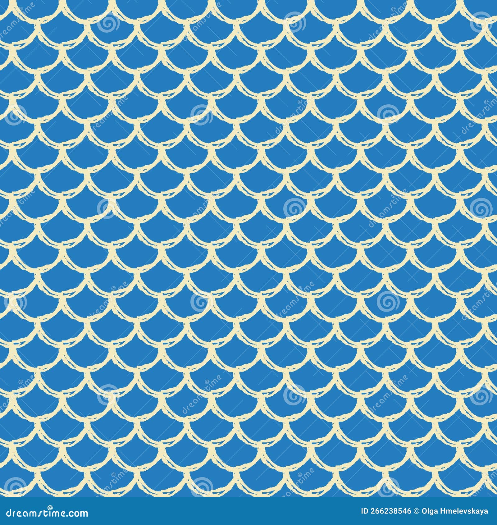 Fish Scale Seamless Pattern Stock Vector - Illustration of vector ...