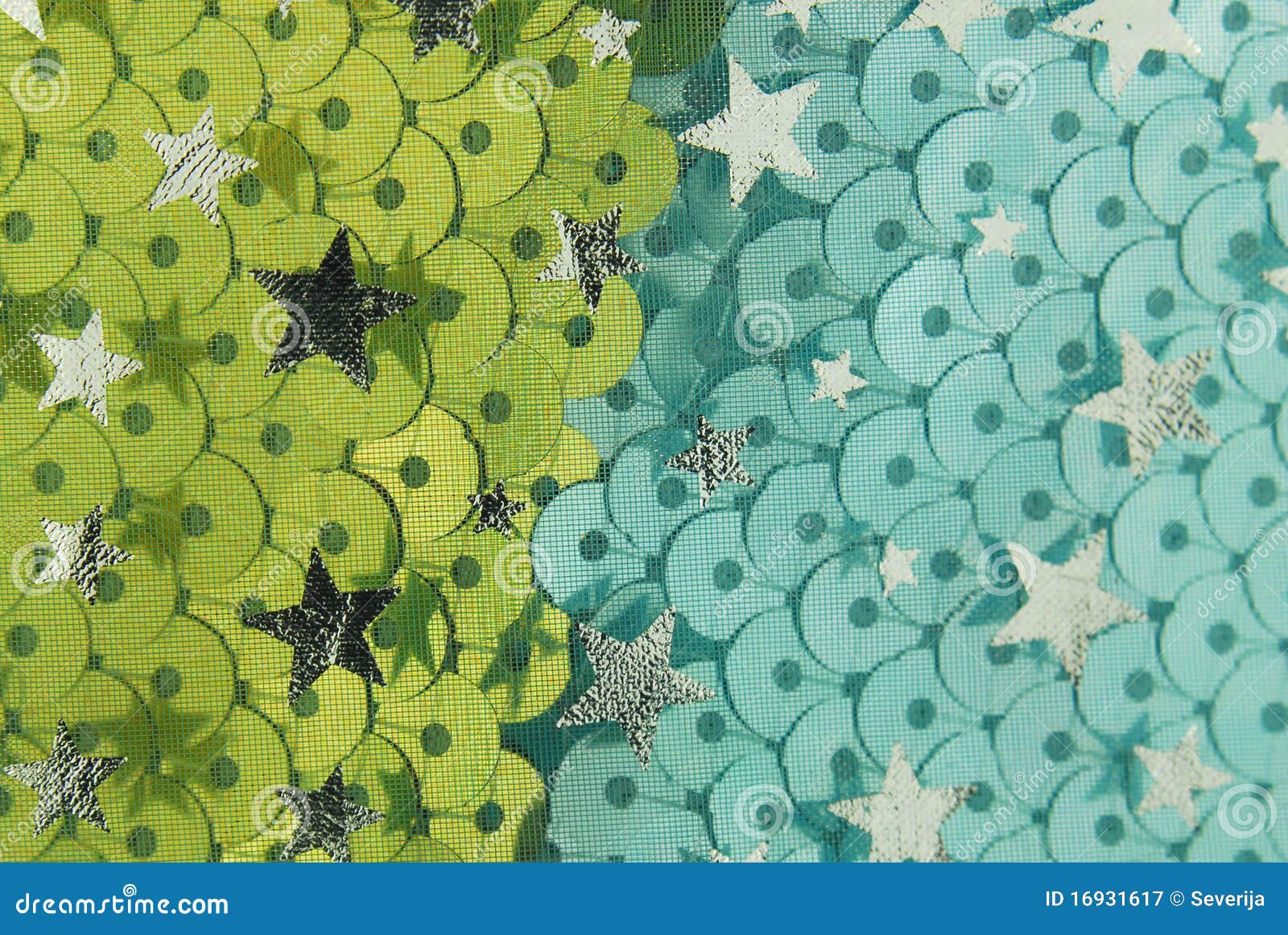 Fish Scale and Stars Fabric Texture Stock Image - Image of fabric ...