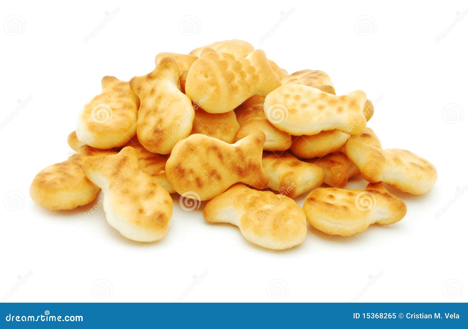 Fish shape biscuits stock image. Image of white, closeup - 15368265